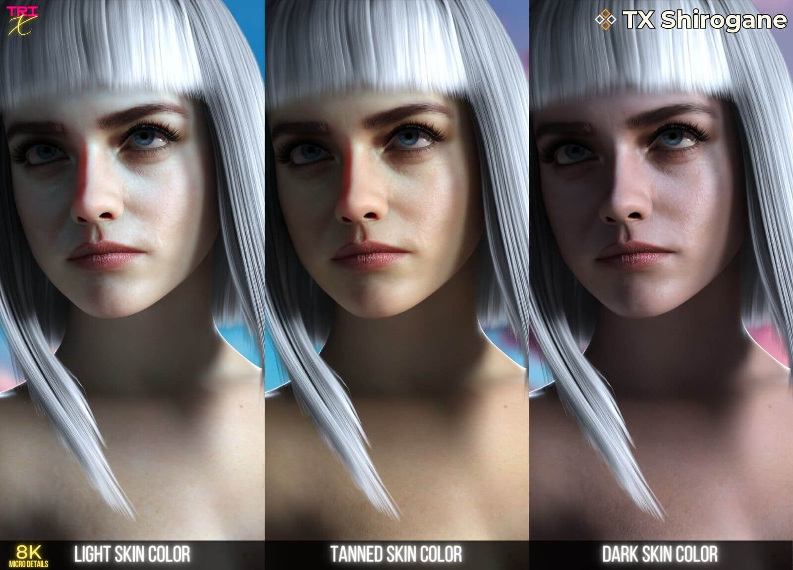 TX Shirogane Premium Pack for G9 G8 G8.1 - Daz Content by Tri-X