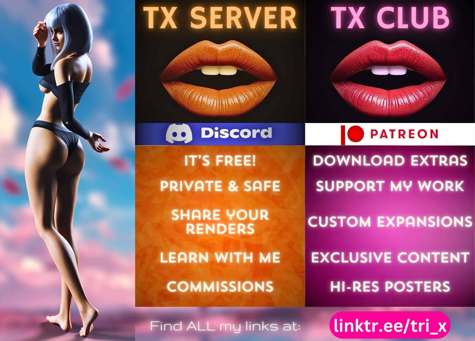 TX Shirogane Premium Pack for G9 G8 G8.1 - Daz Content by Tri-X