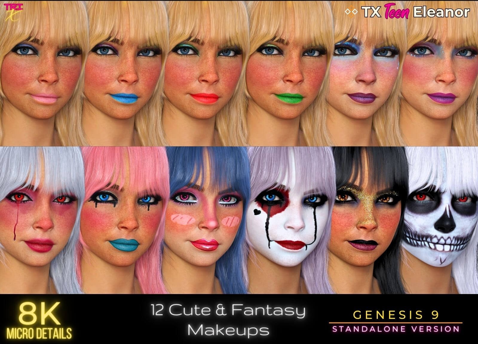 TX Teen Eleanor G9 Version - Daz Content by Tri-X