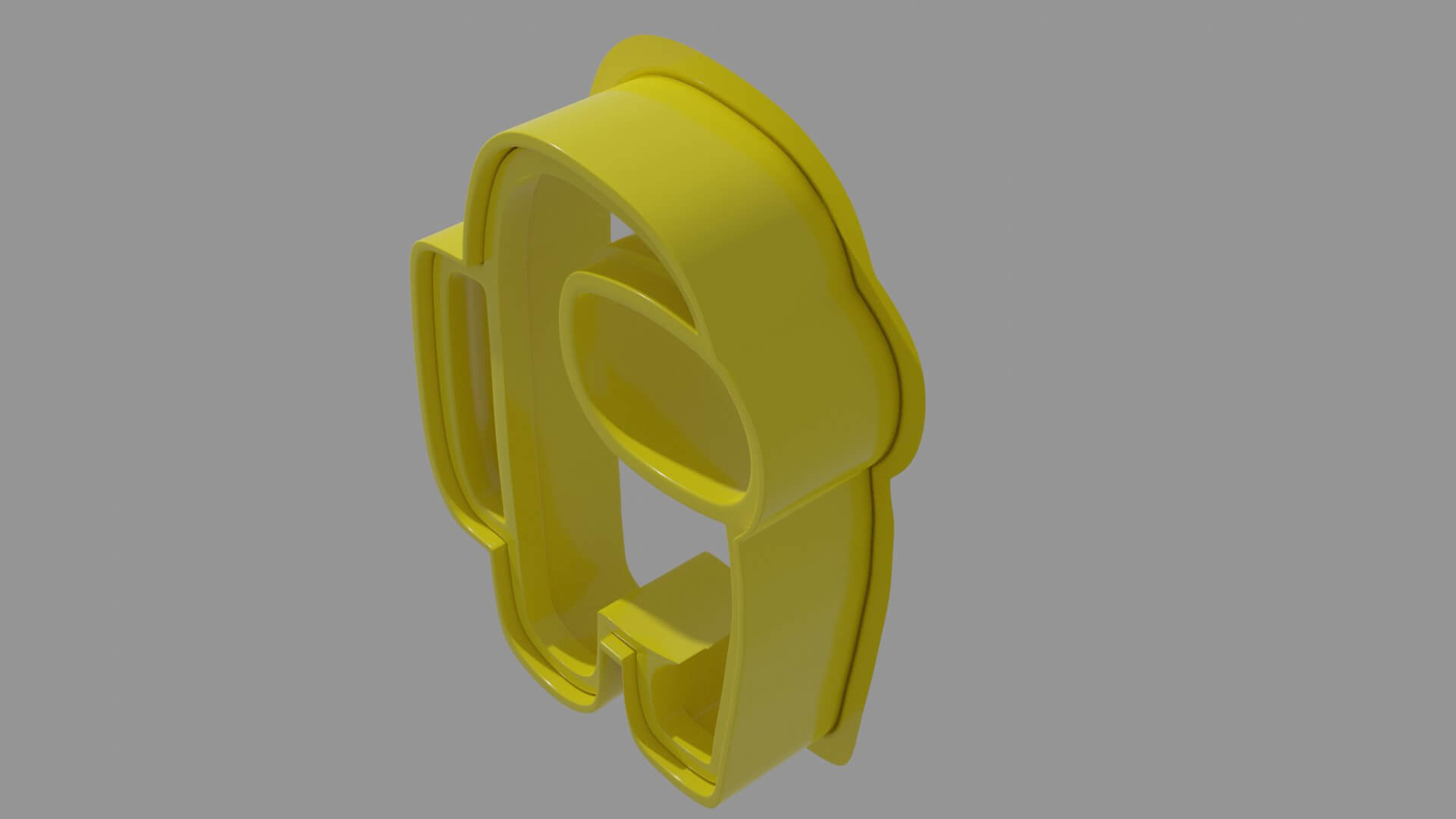 Among Us Crewmate Coockie Cutter - 3D Model by TriDsign