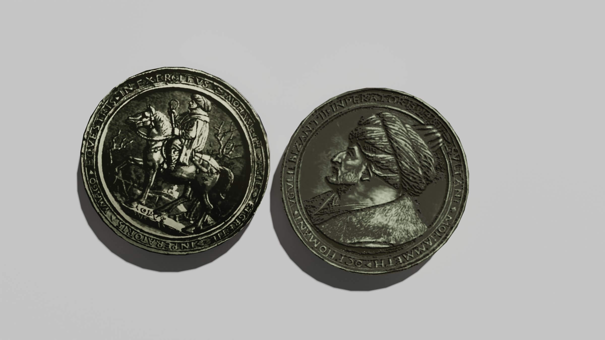 Antique Coins - 3D Model by TriDsign