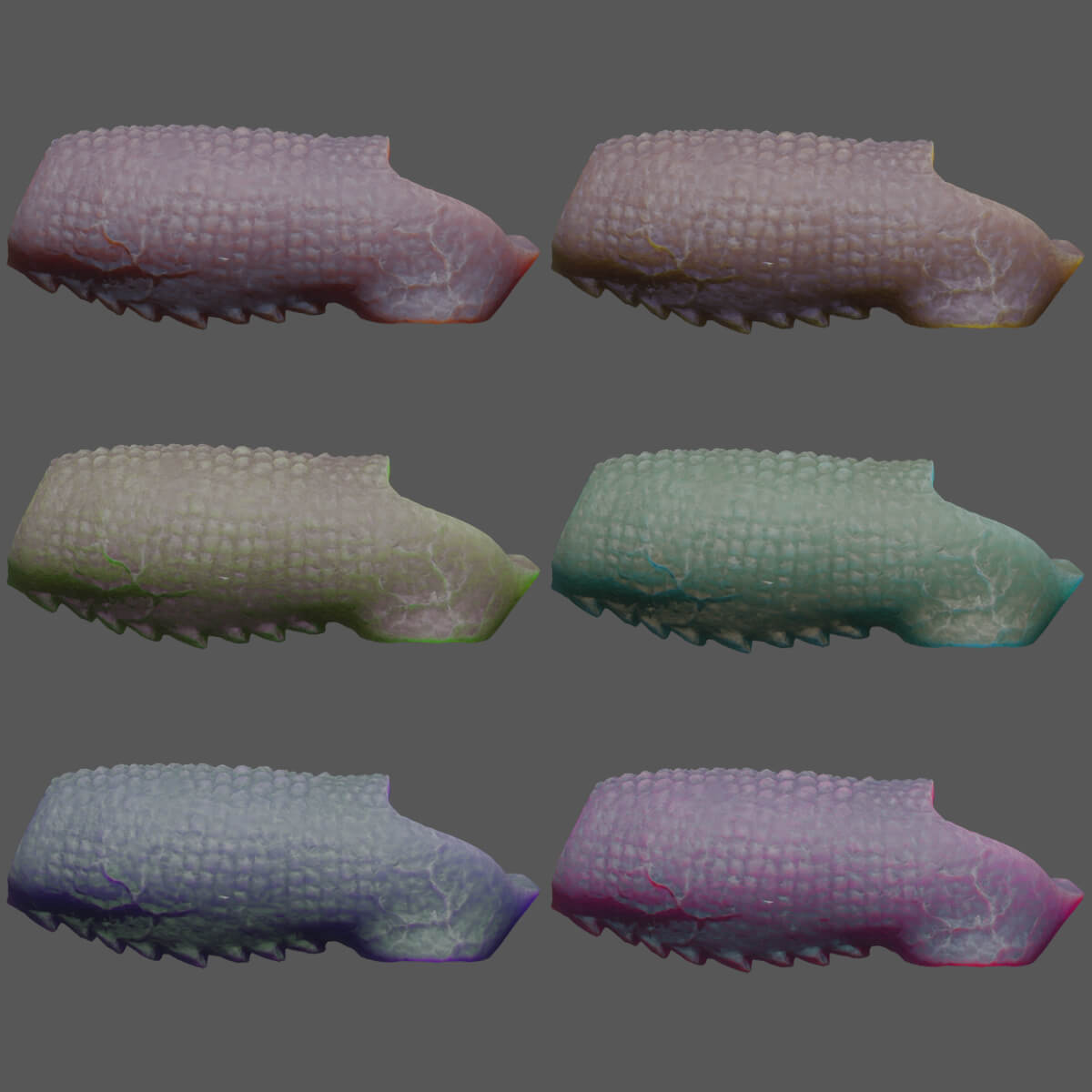 Fantasy Draco Penis Sheath Low Poly - 3D Model by TriDsign