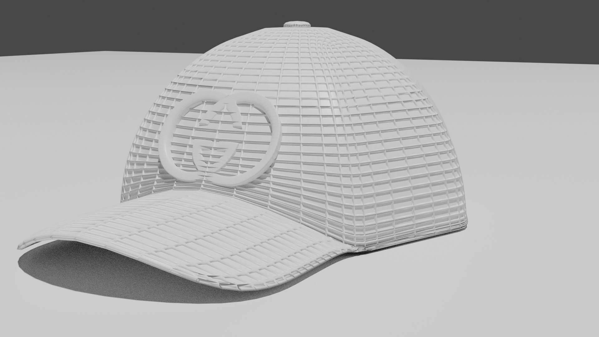 Gucci Cap - 3D Model by TriDsign