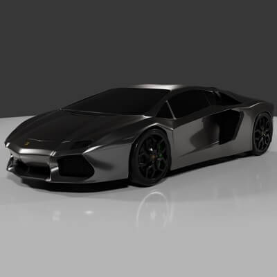 Lamborghini Aventador LP-700 3D Model by TriDsign