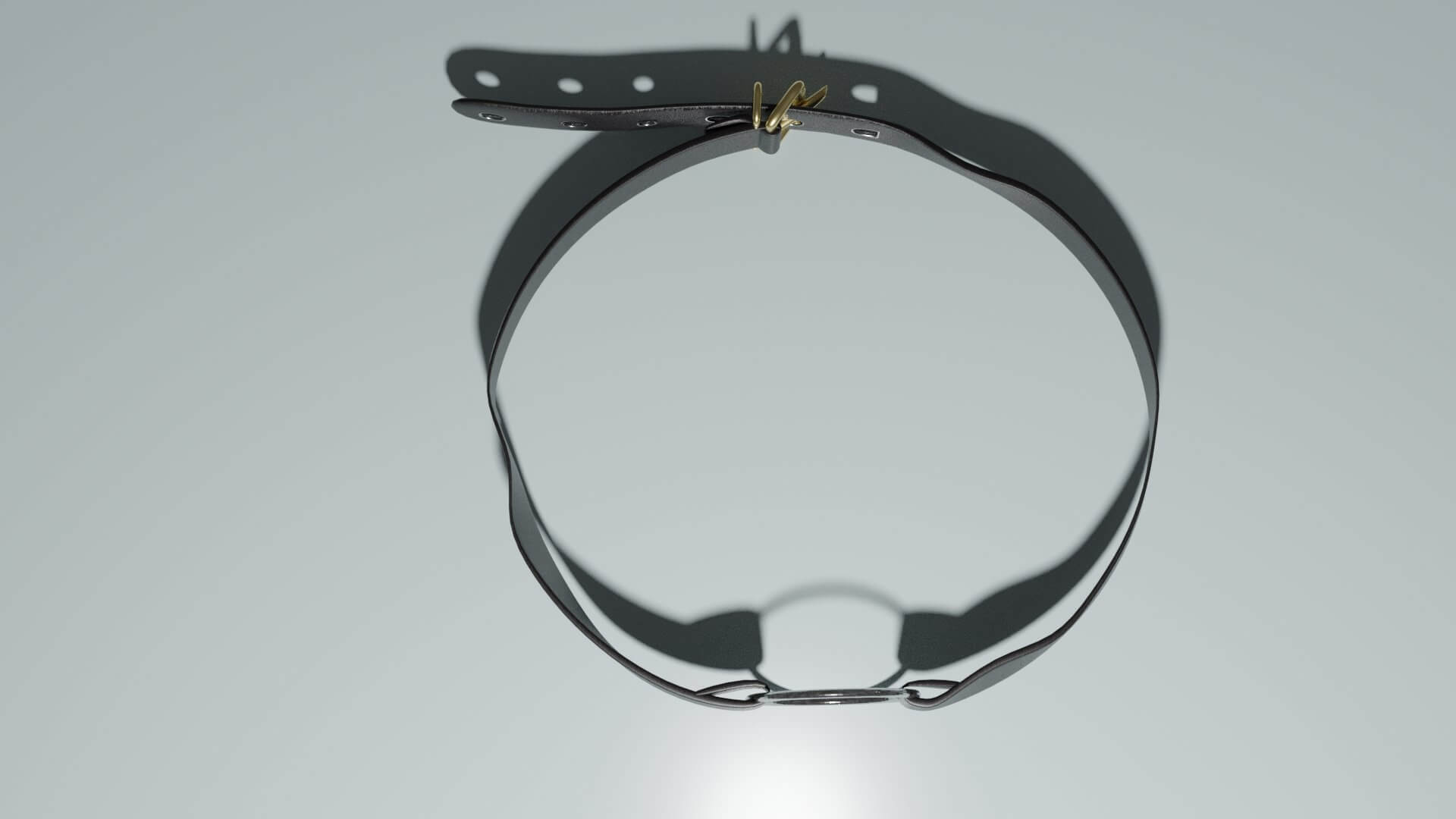 Leather Choker - 3D Model by TriDsign