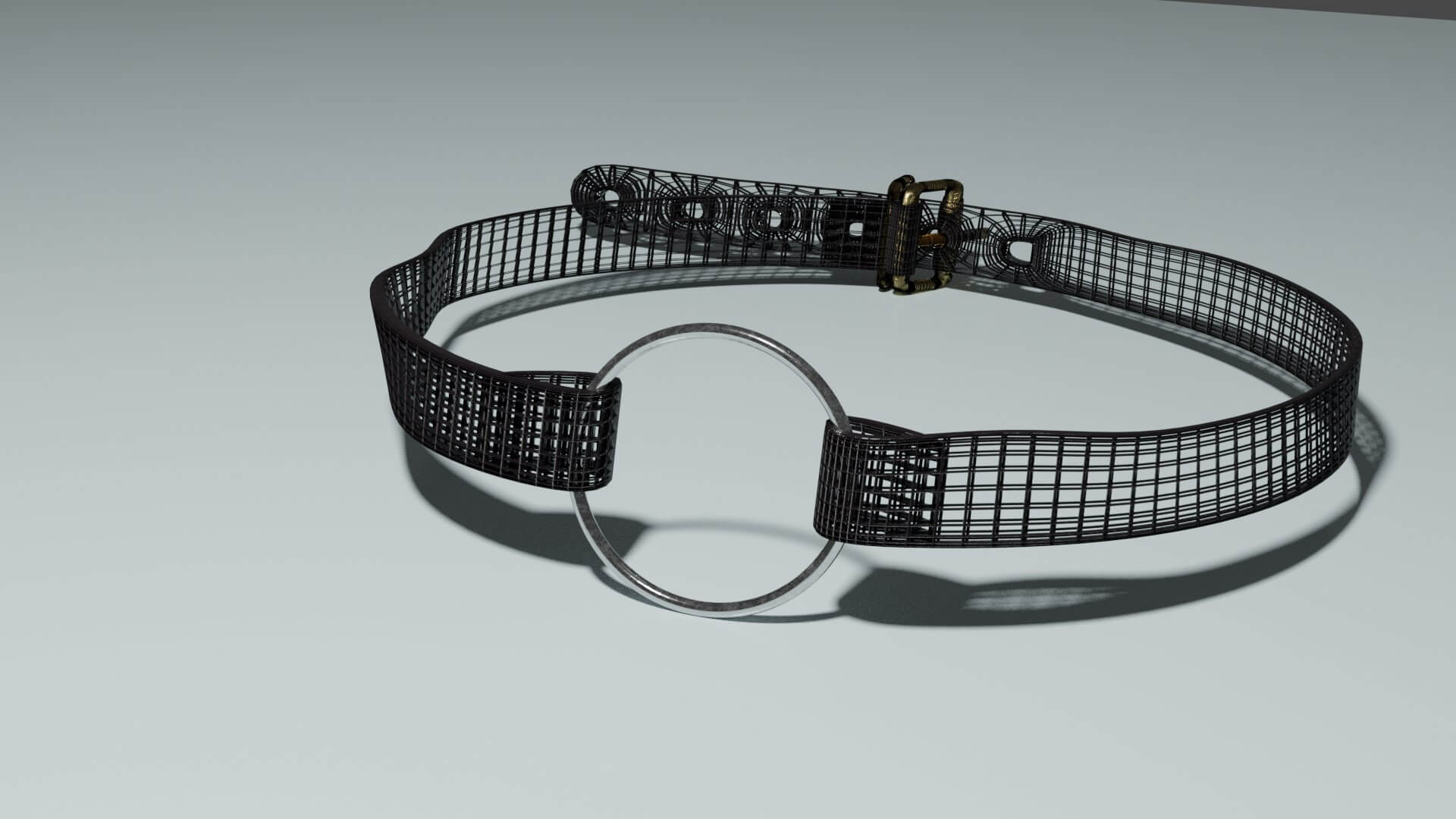 Leather Choker - 3D Model by TriDsign