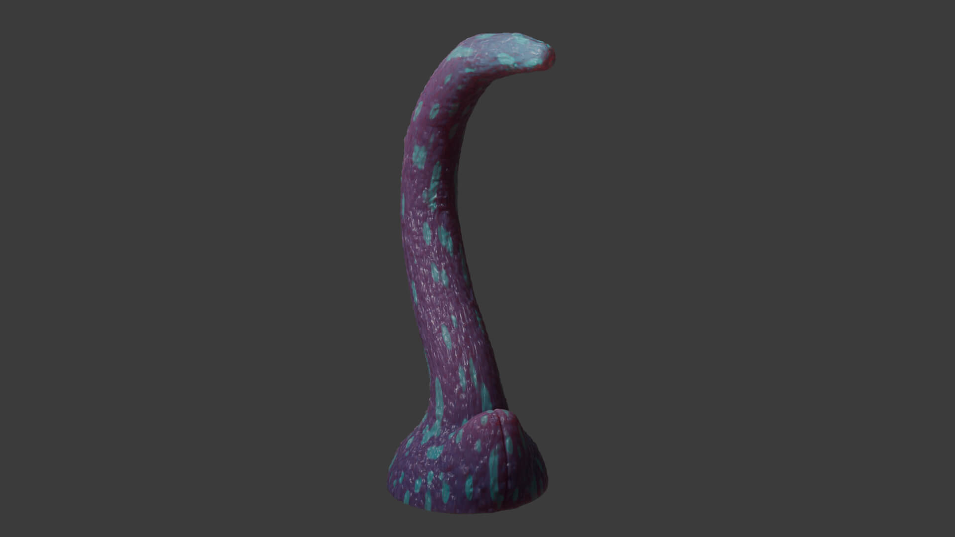 Long Alien Tentacle Sextoy Rigged - 3D Model by TriDsign