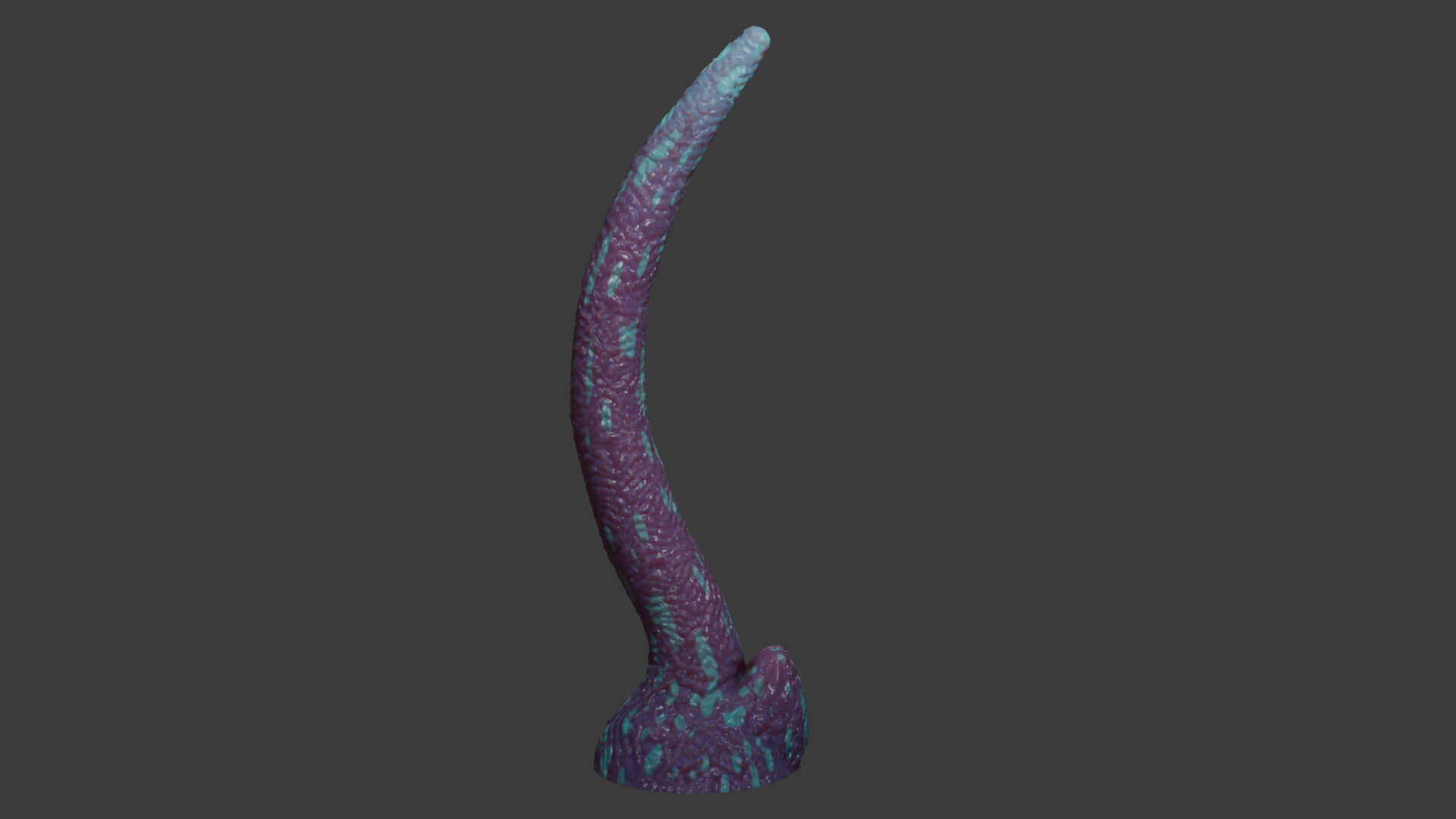 Long Alien Tentacle Sextoy Rigged - 3D Model by TriDsign