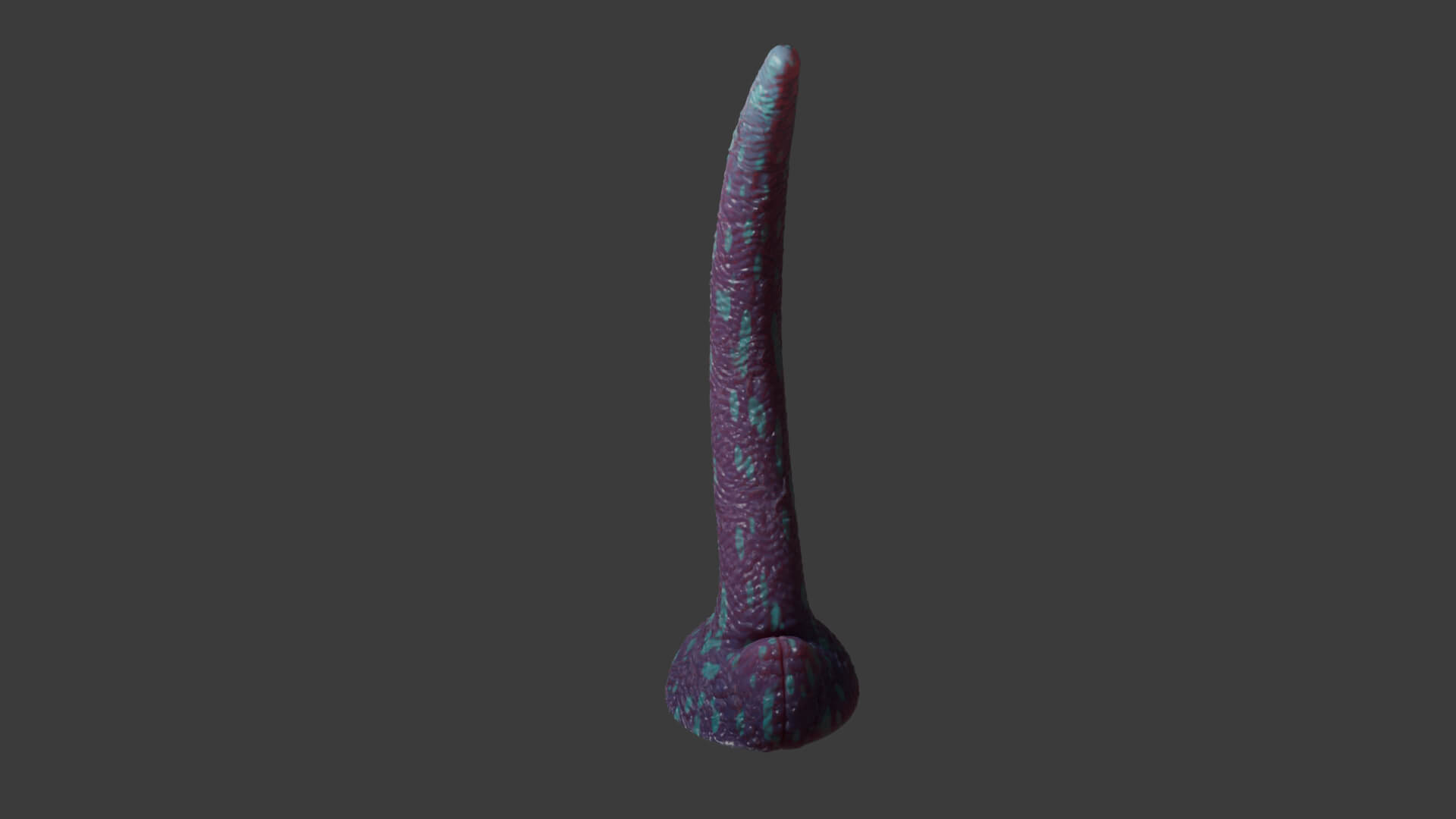 Long Alien Tentacle Sextoy Rigged - 3D Model by TriDsign