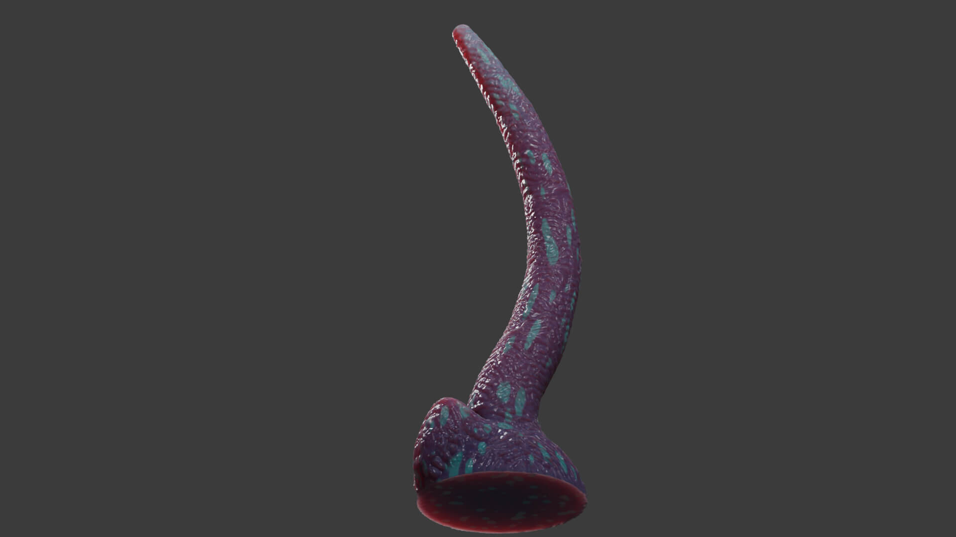 Long Alien Tentacle Sextoy Rigged - 3D Model by TriDsign
