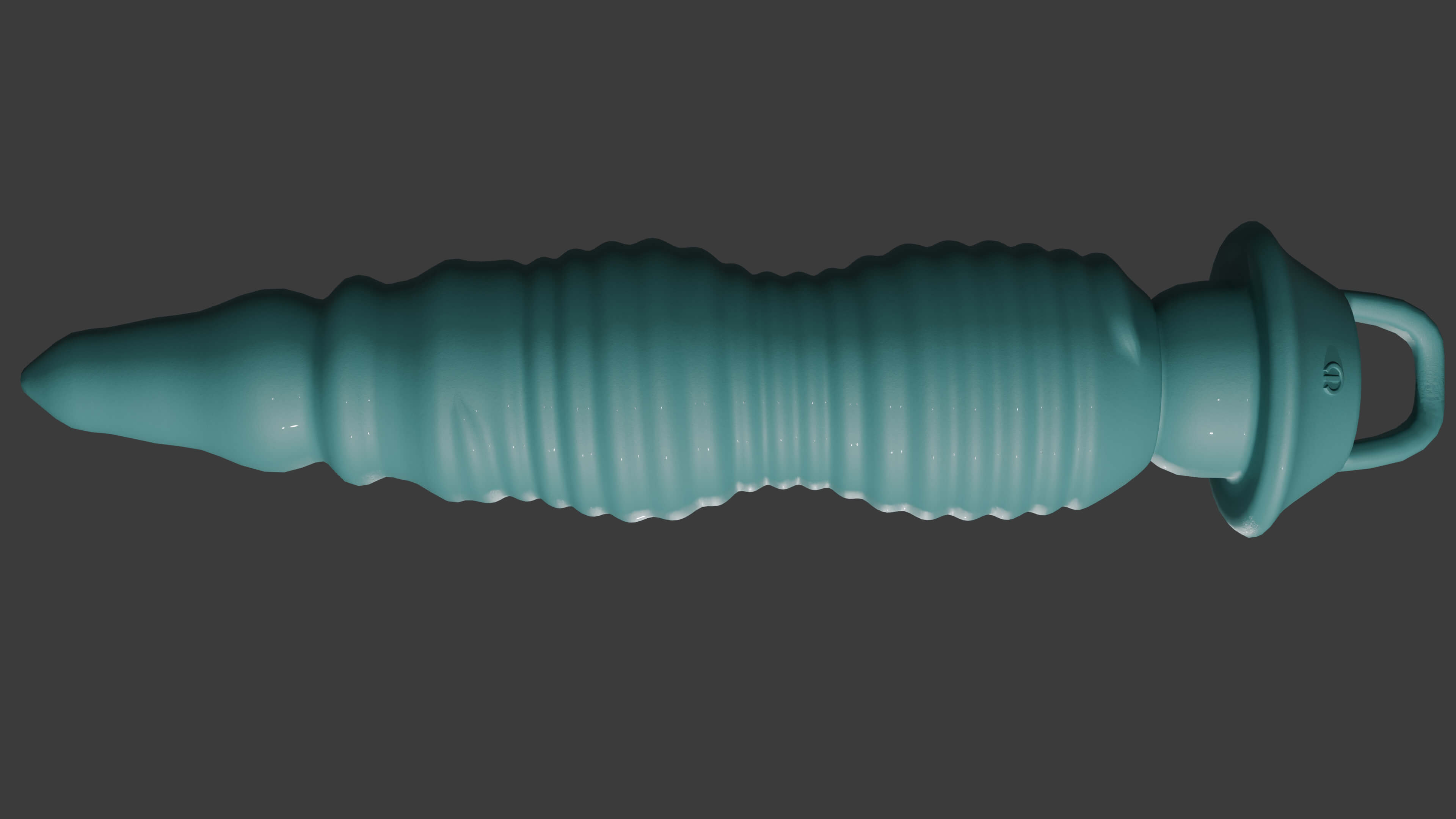 Low Poly Drilldo Buttplug - 3D Model by TriDsign