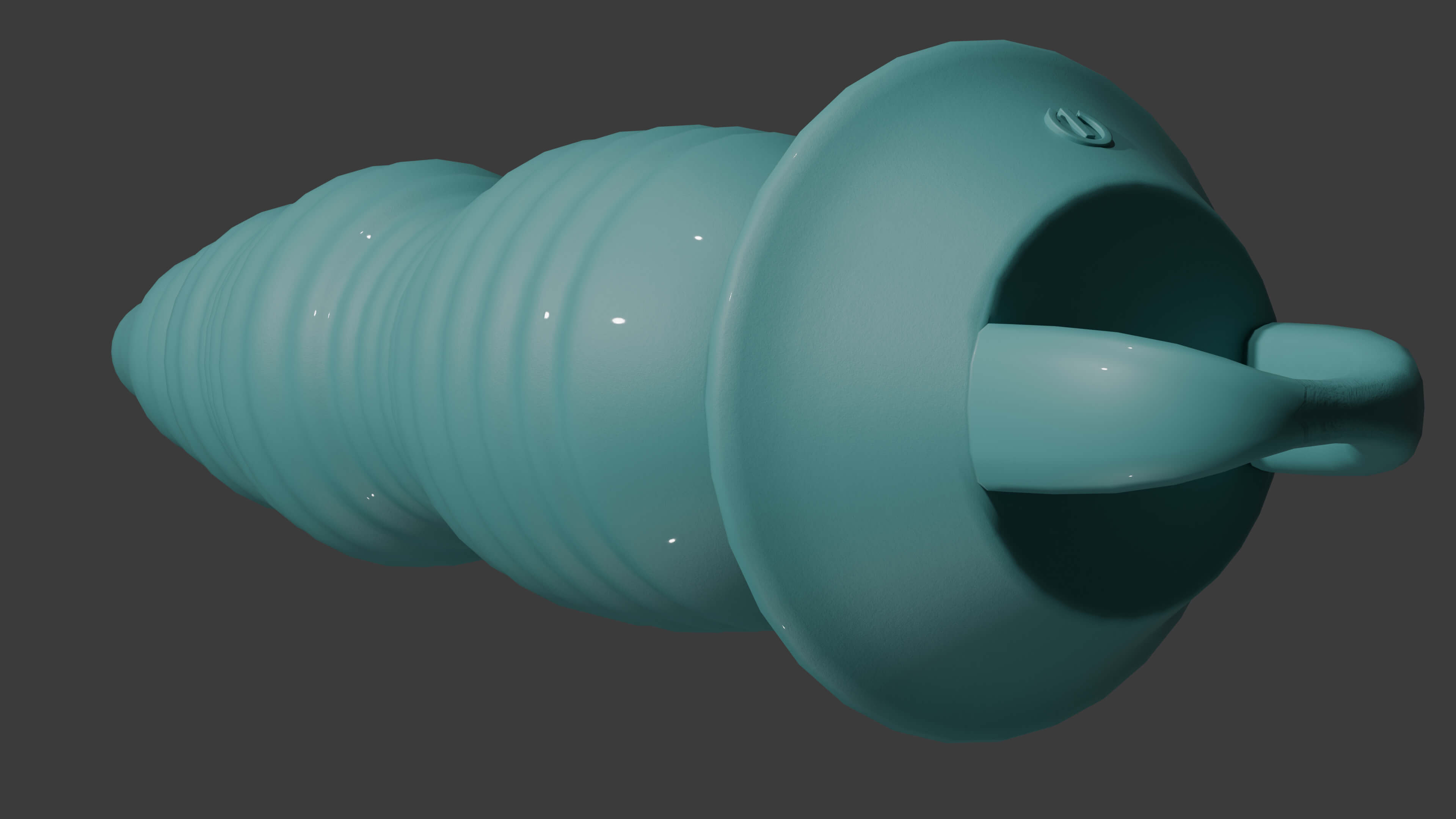 Low Poly Drilldo Buttplug - 3D Model by TriDsign