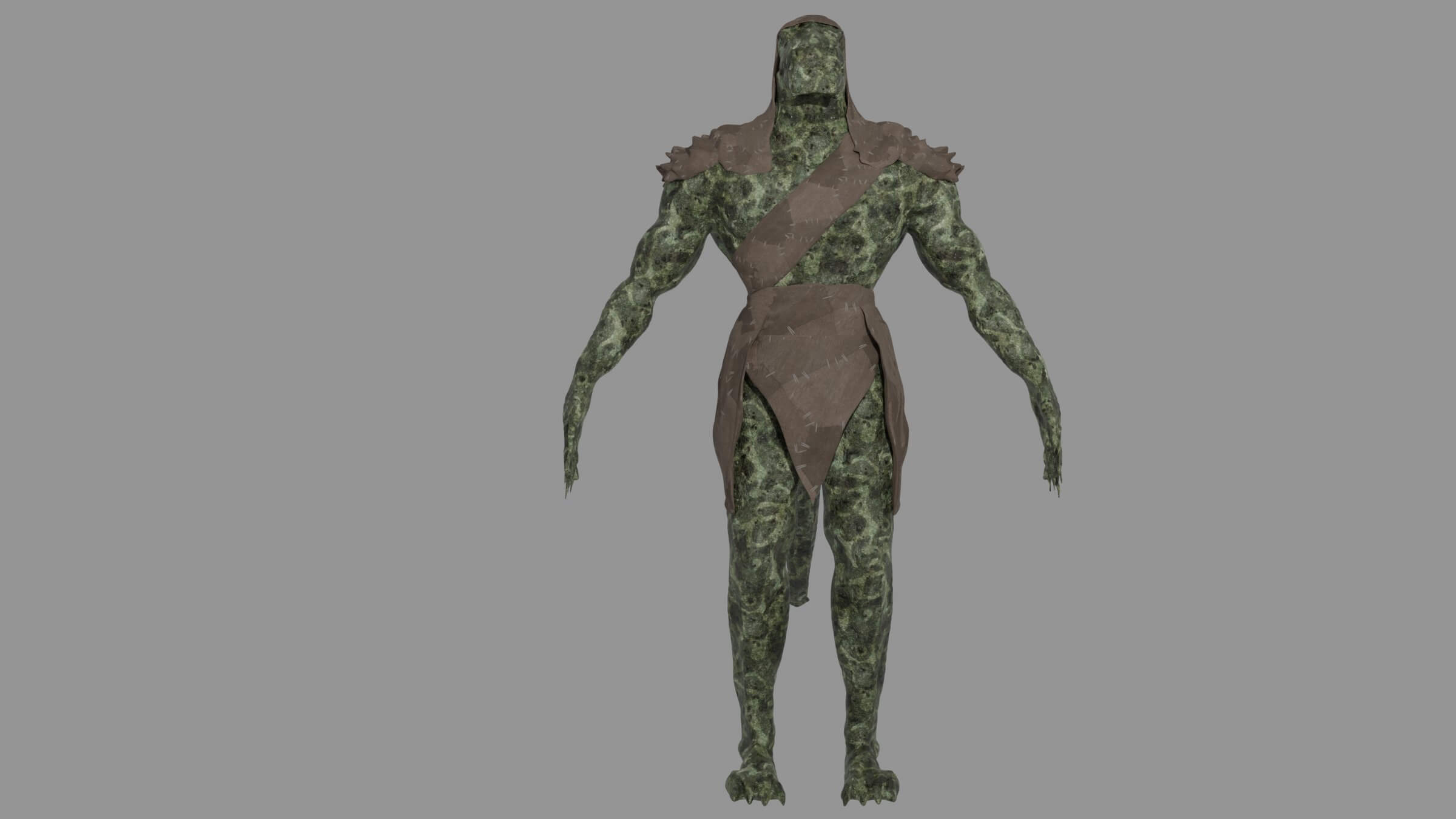 Male Lizardfolk Rigged - 3D Model by TriDsign