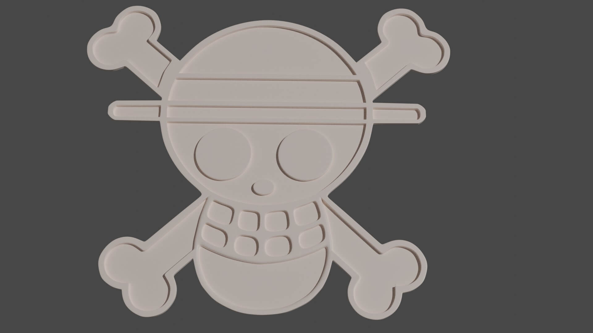 One Piece Logo - 3D Model by TriDsign