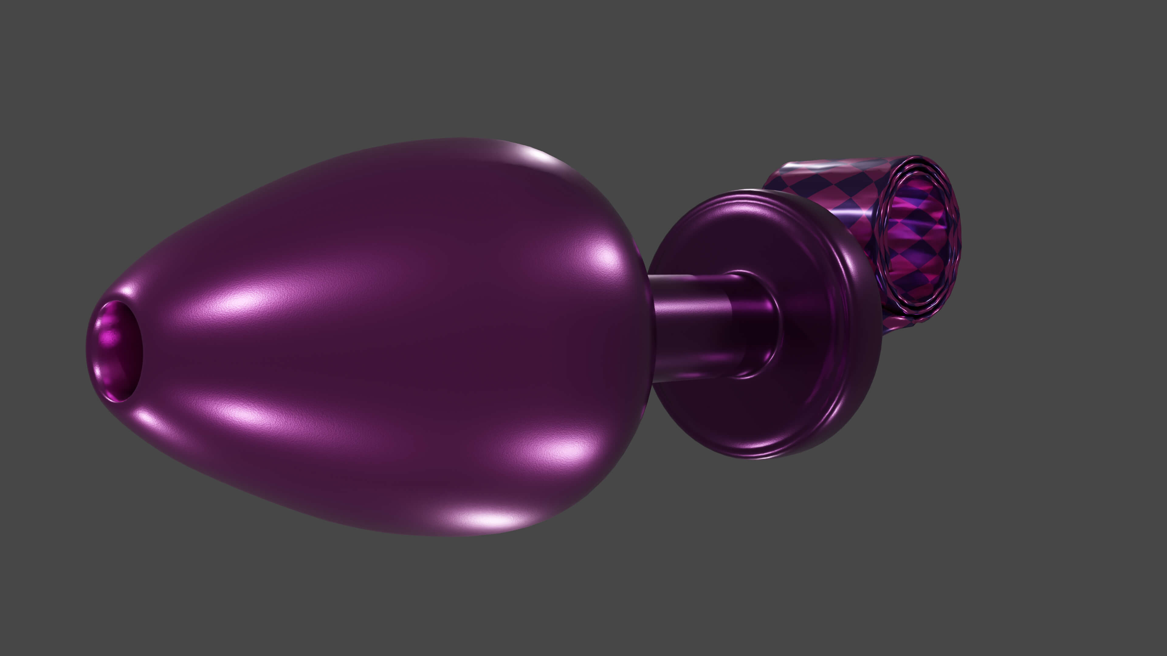 Partyhorn Buttplug Dildo - 3D Model by TriDsign