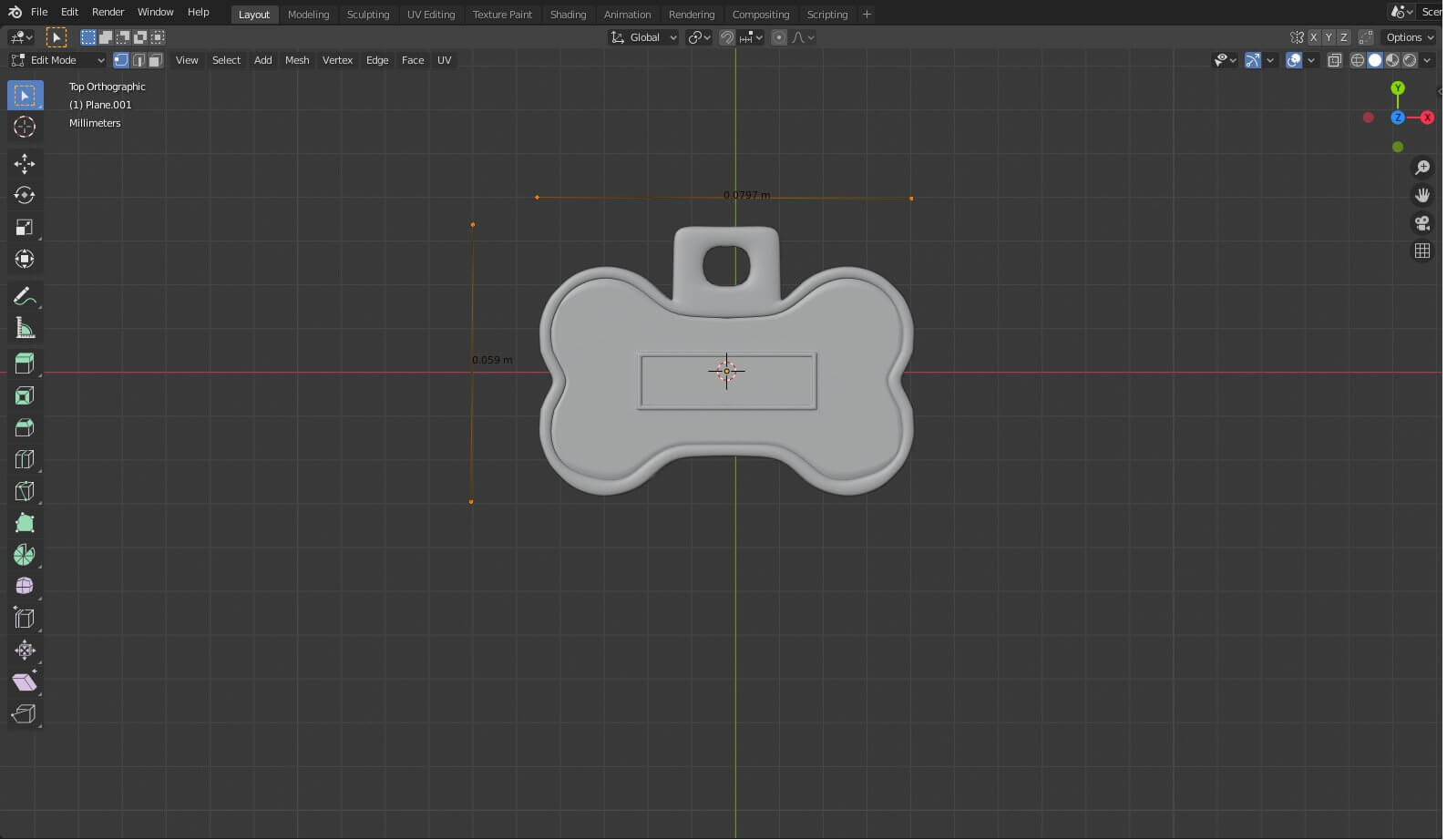 Pet Name Tag - 3D Model by TriDsign