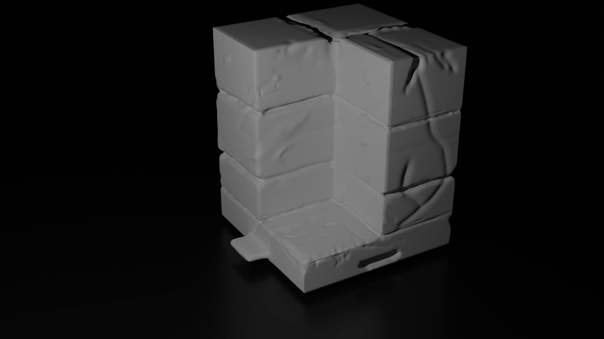 Modular Dungeon Battle Map - 3D Model by TriDsign