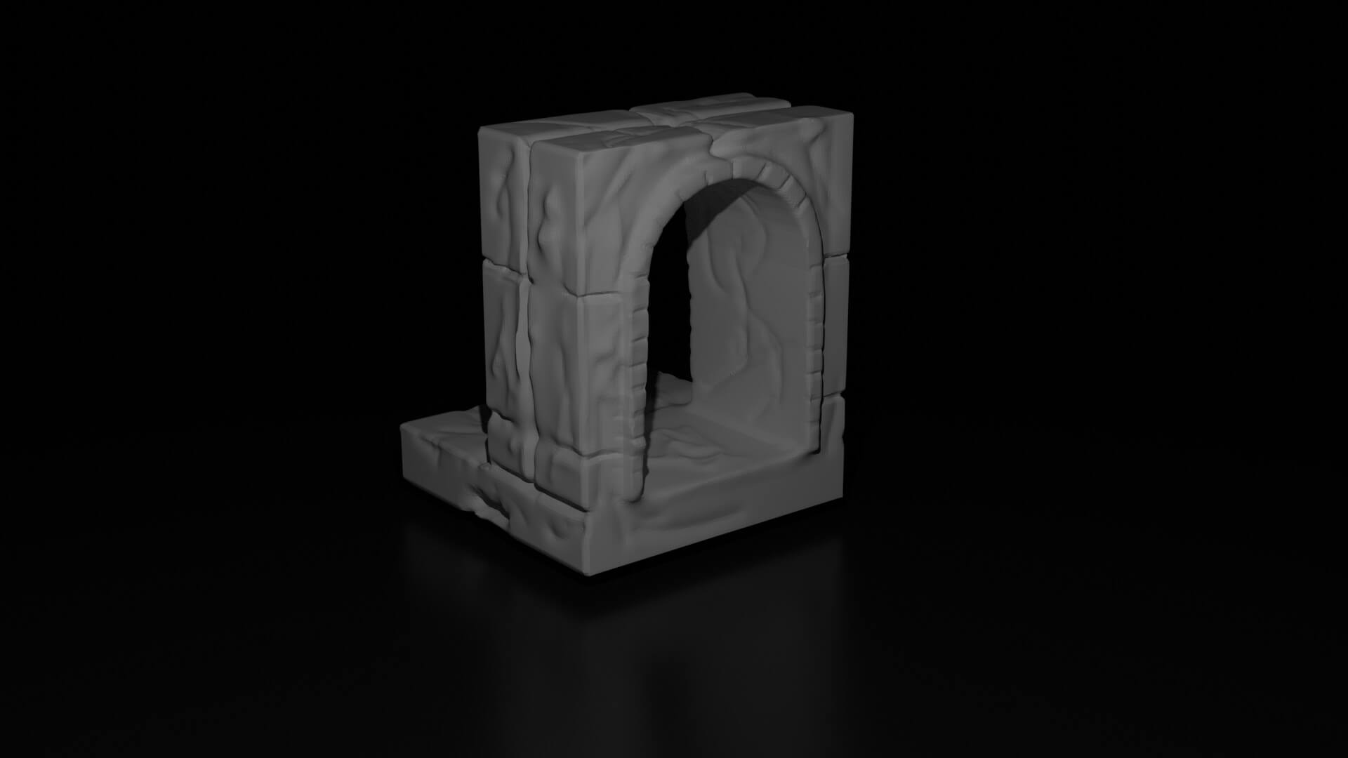 Modular Dungeon Battle Map - 3D Model by TriDsign