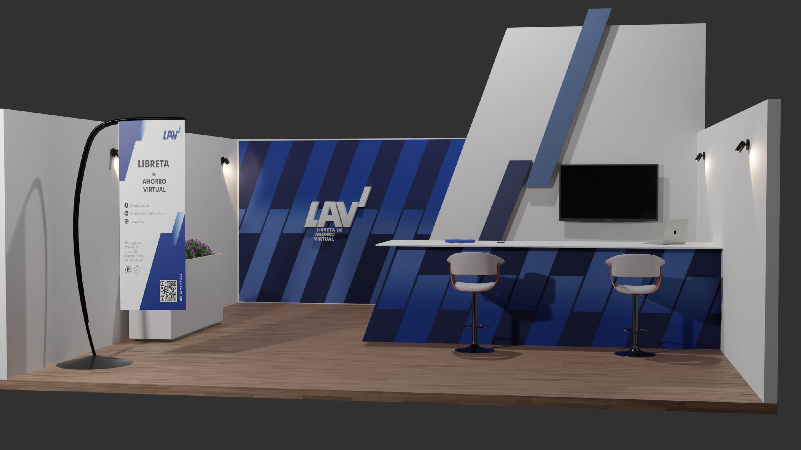 Exhibition Stand Model by TriDsign