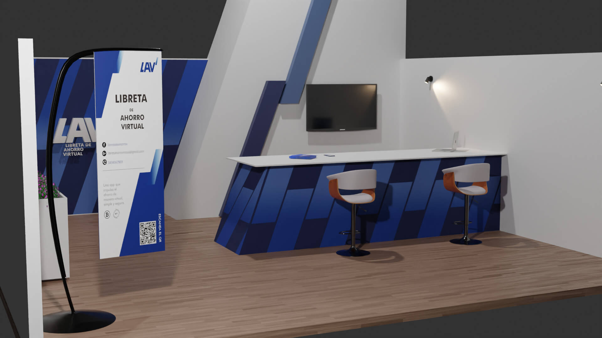 Exhibition Stand Model by TriDsign