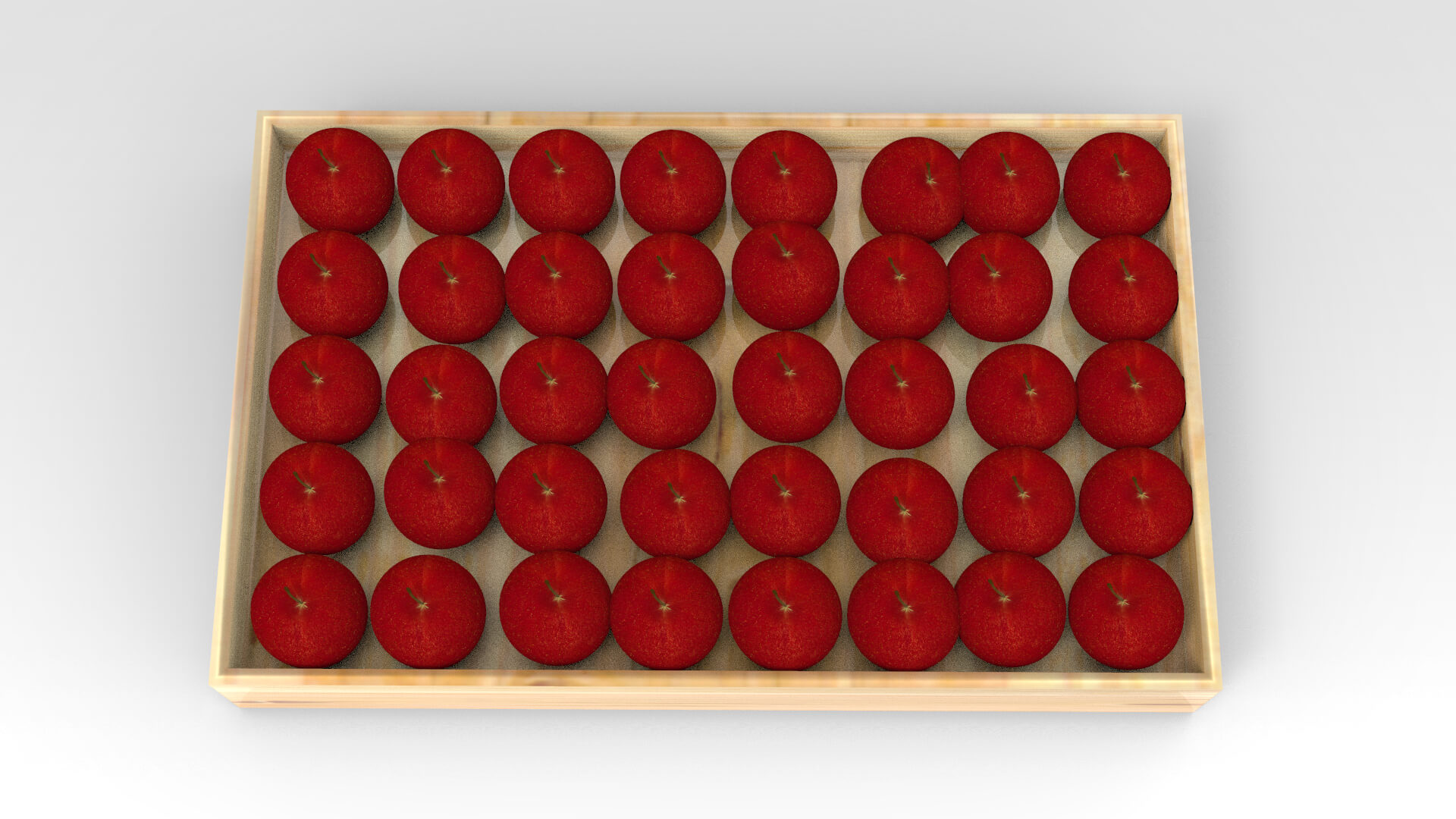 Apple - Apple Tray 3D Model by Trish