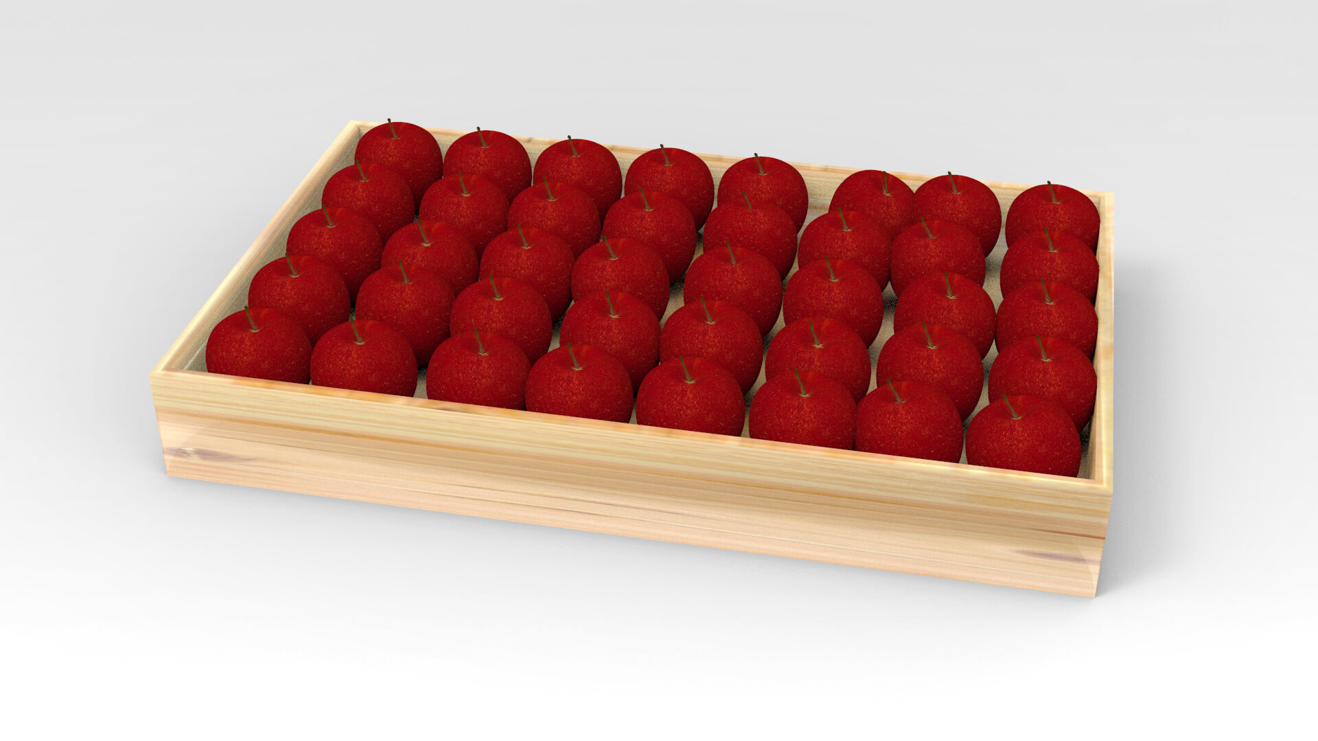 Apple - Apple Tray 3D Model by Trish