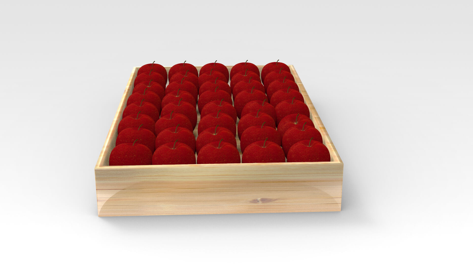 Apple - Apple Tray 3D Model by Trish