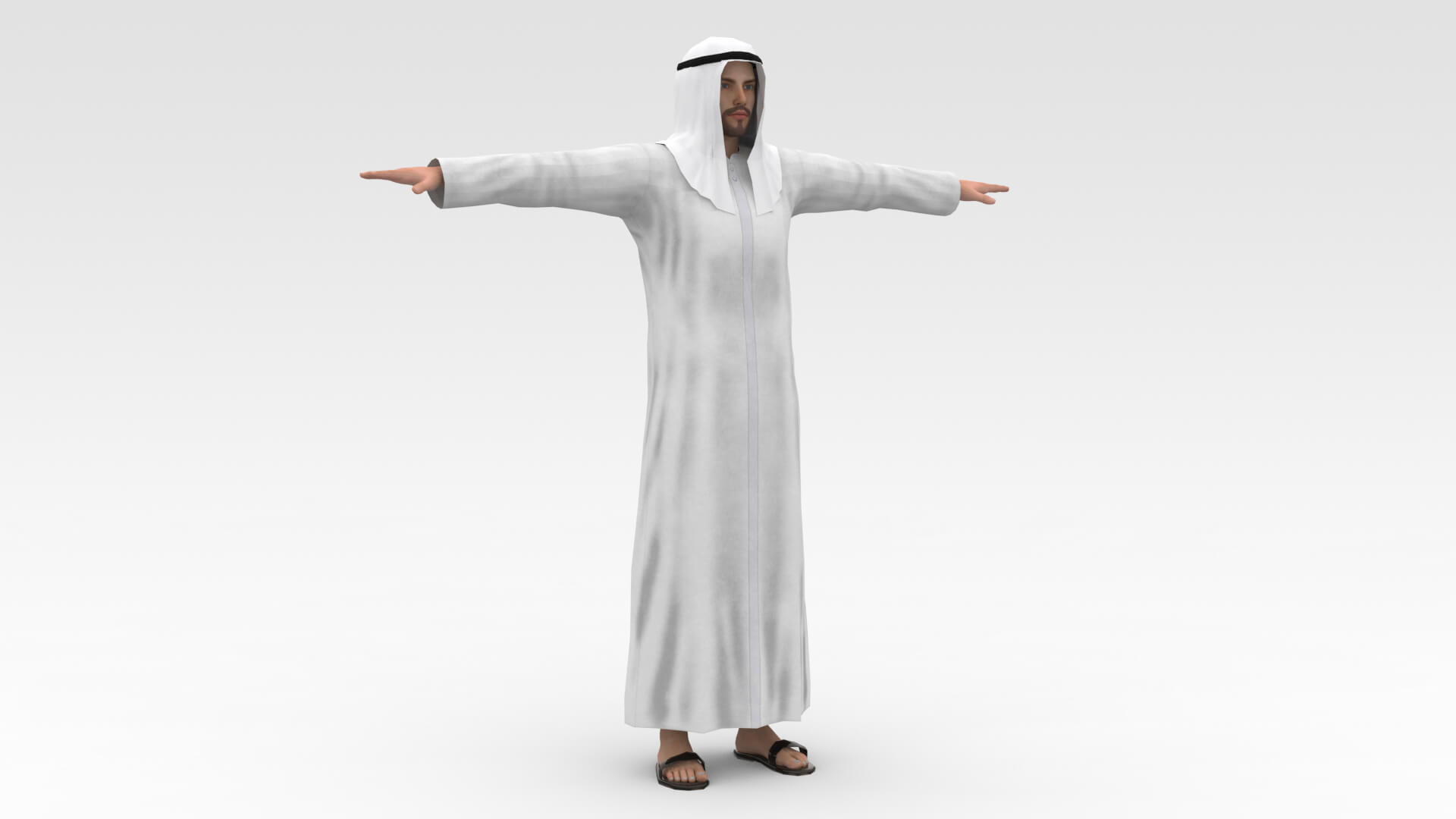 Arab Male Character - 3D Model by Trish