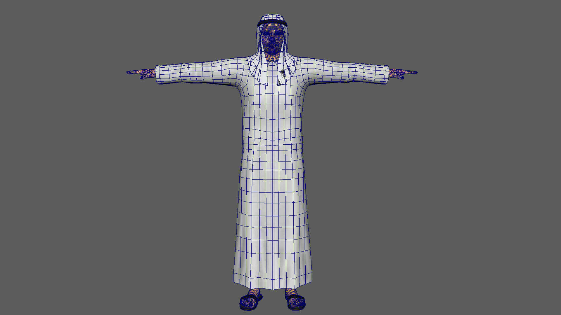 Arab Male Character - 3D Model by Trish