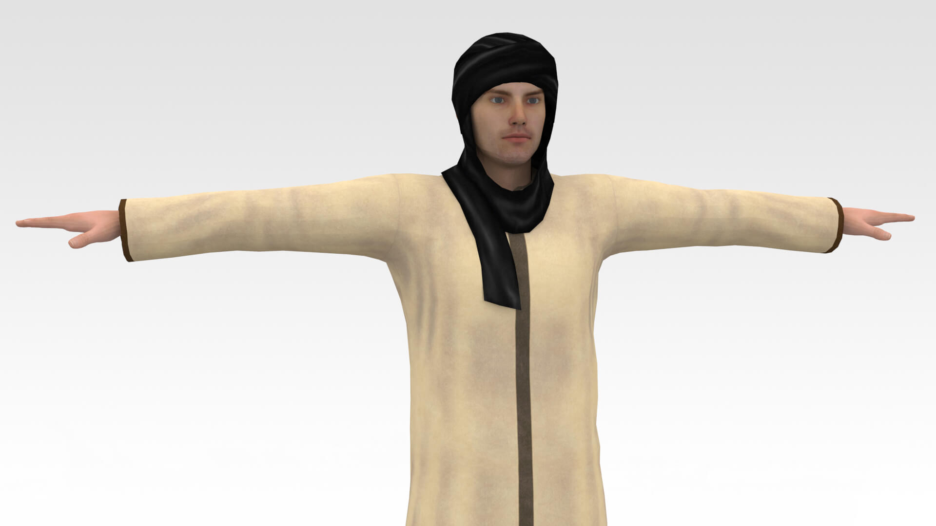 Arab Male Character - 3D Model by Trish