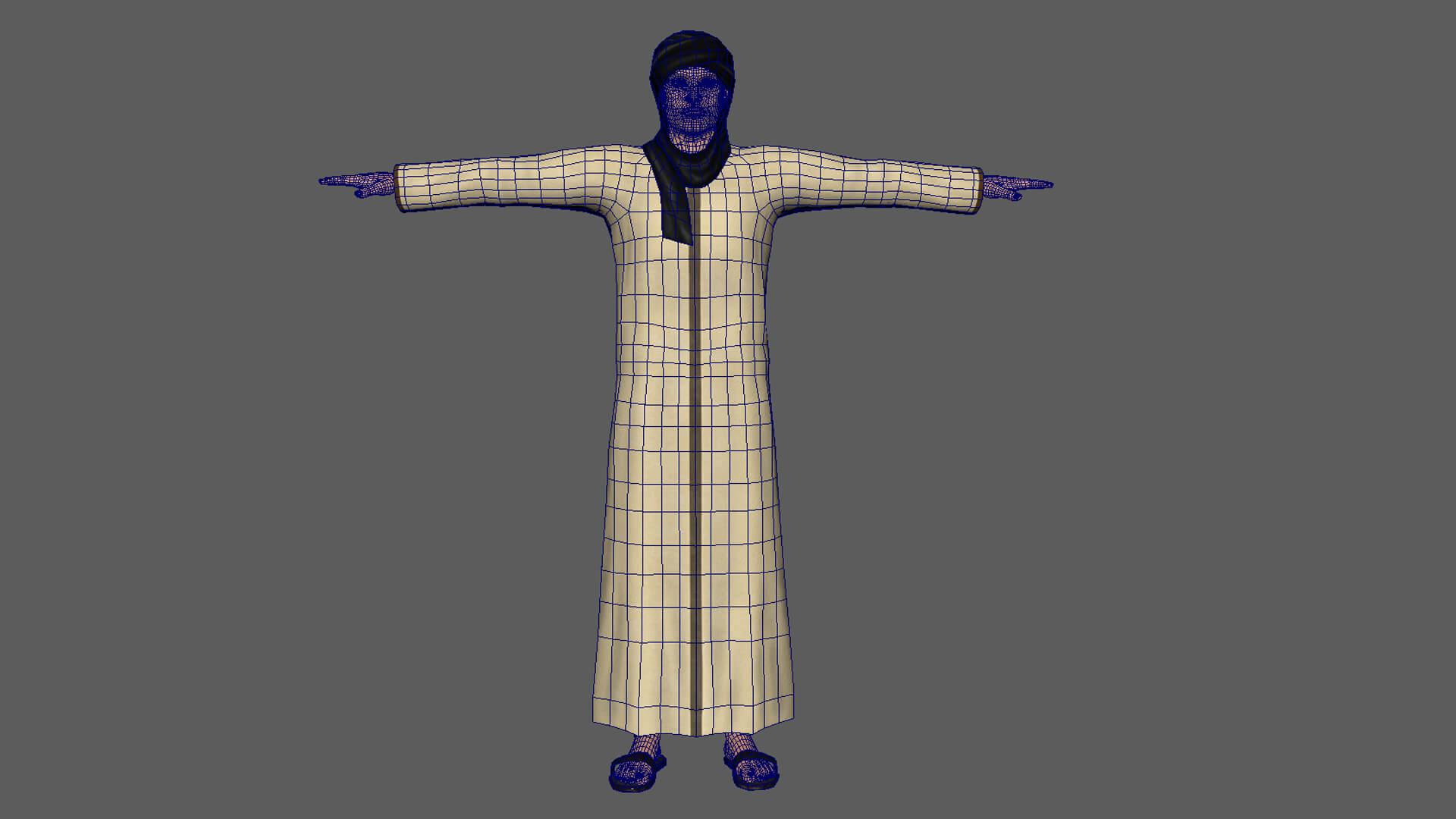 Arab Male Character - 3D Model by Trish