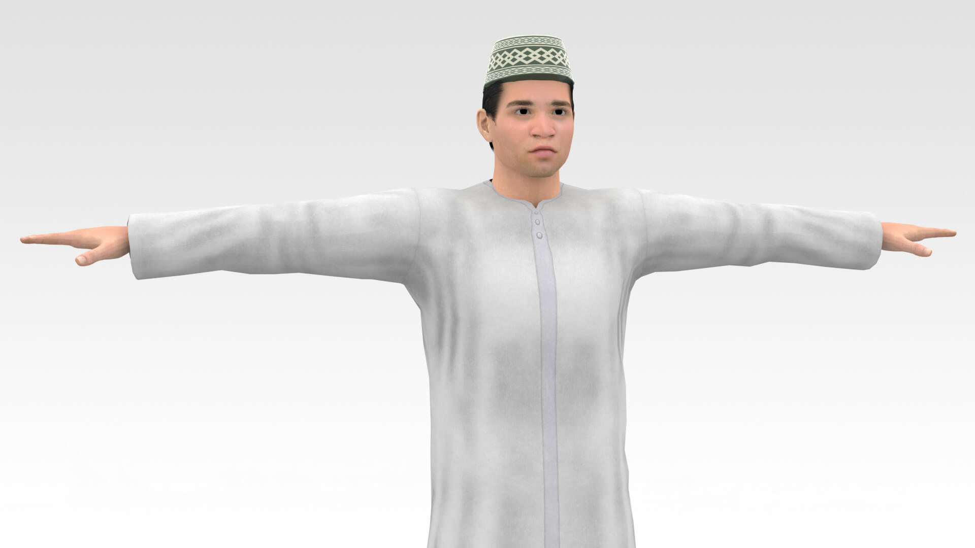 Arab Male Character - 3D Model by Trish