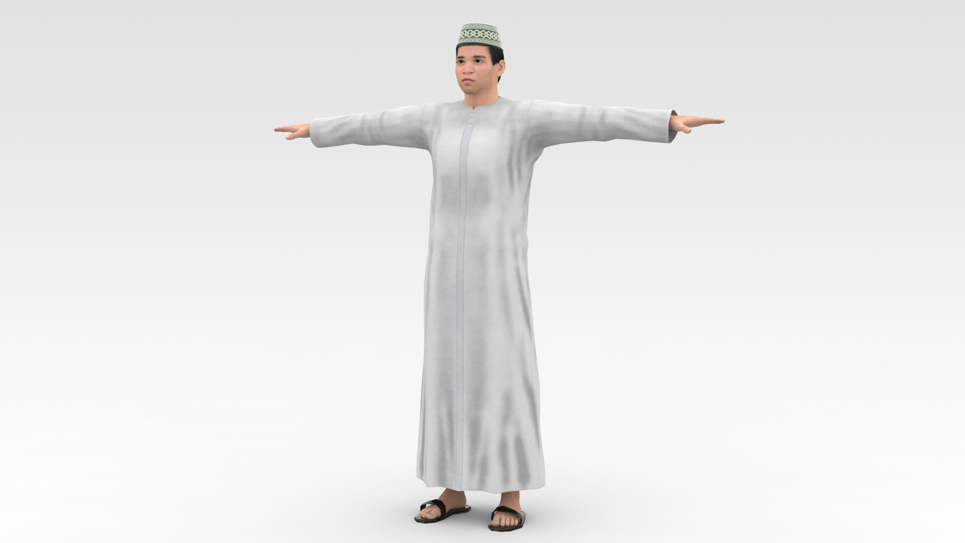 Arab Male Character - 3D Model by Trish