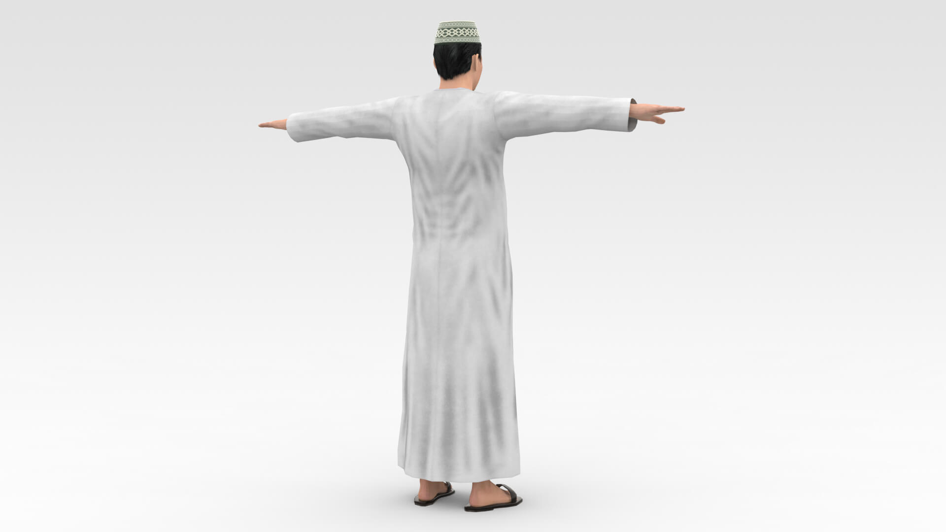 Arab Male Character - 3D Model by Trish