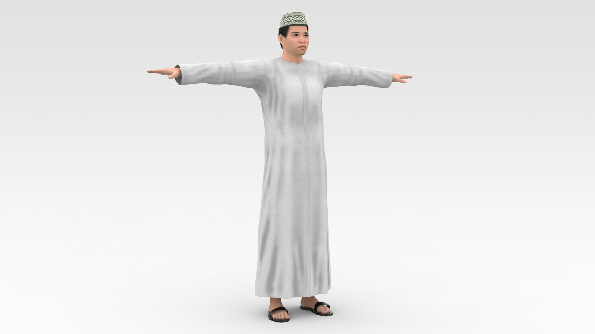 Arab Male Character - 3D Model by Trish