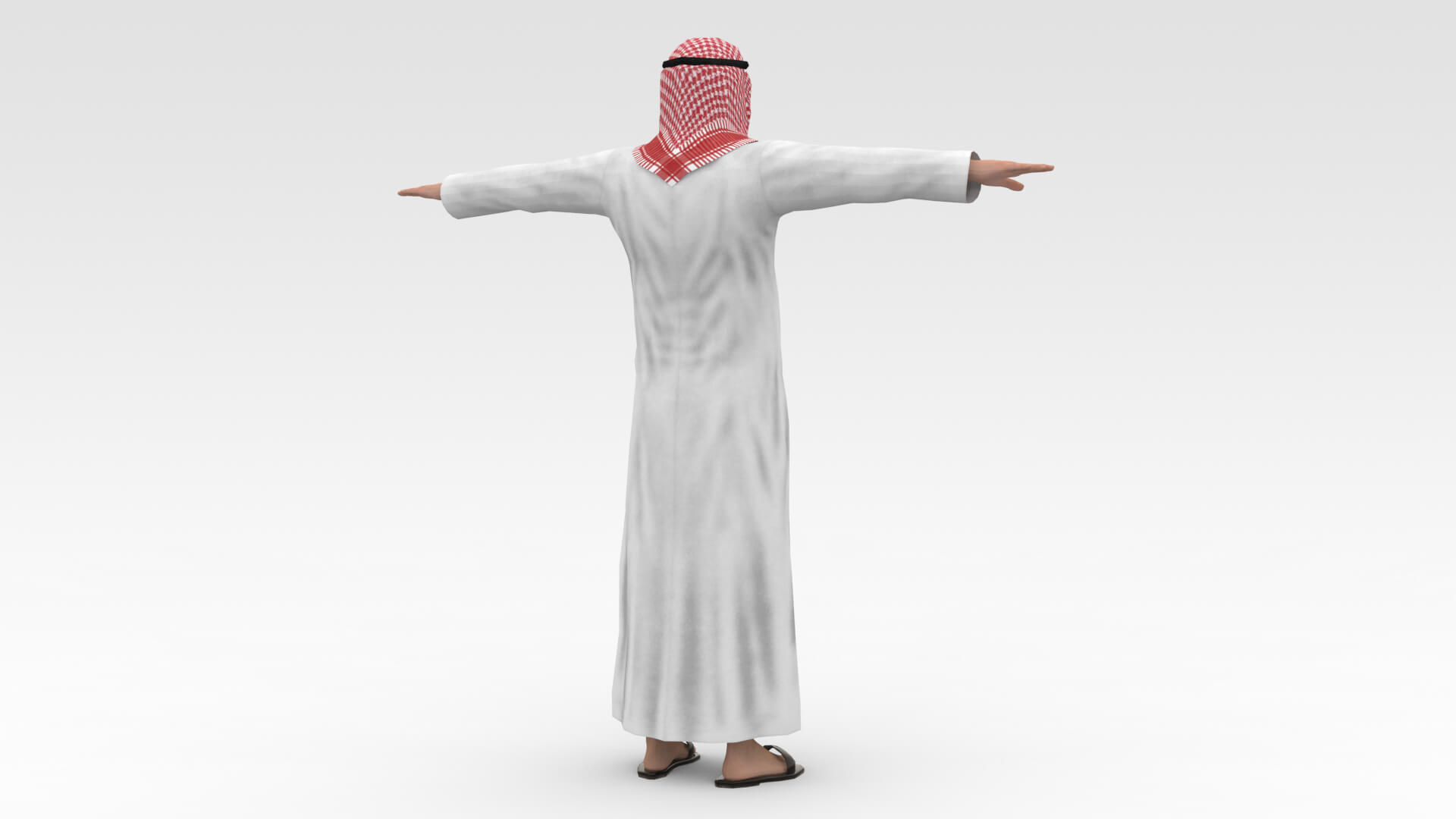 Arab Male - Civilain 3D Model by Trish