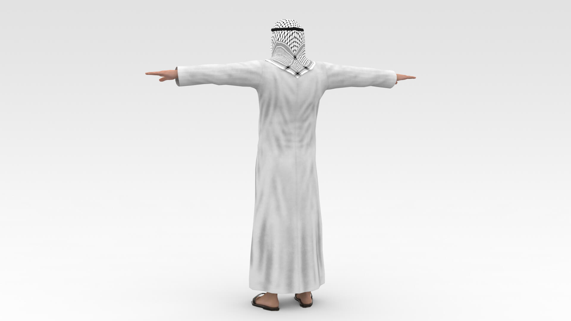 Arab Male - Saudi 3D Model by Trish