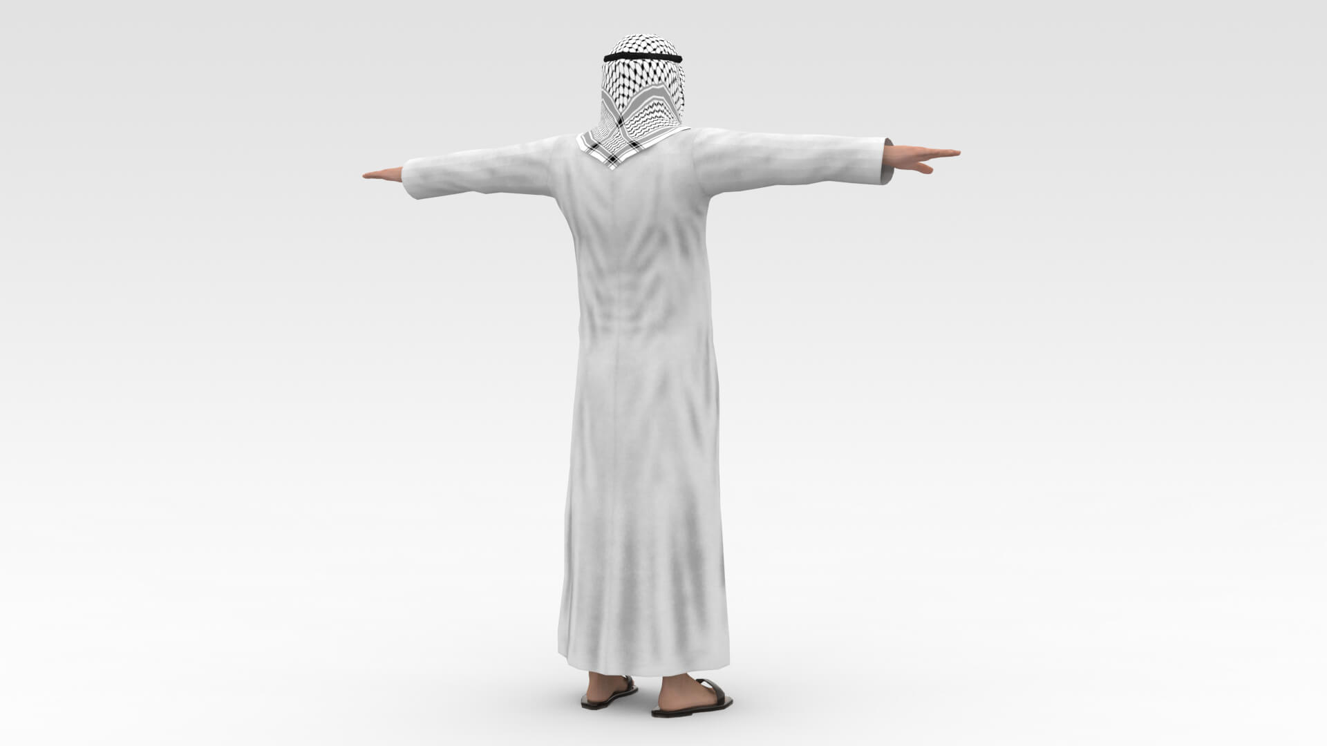 Arab Male - Saudi 3D Model by Trish