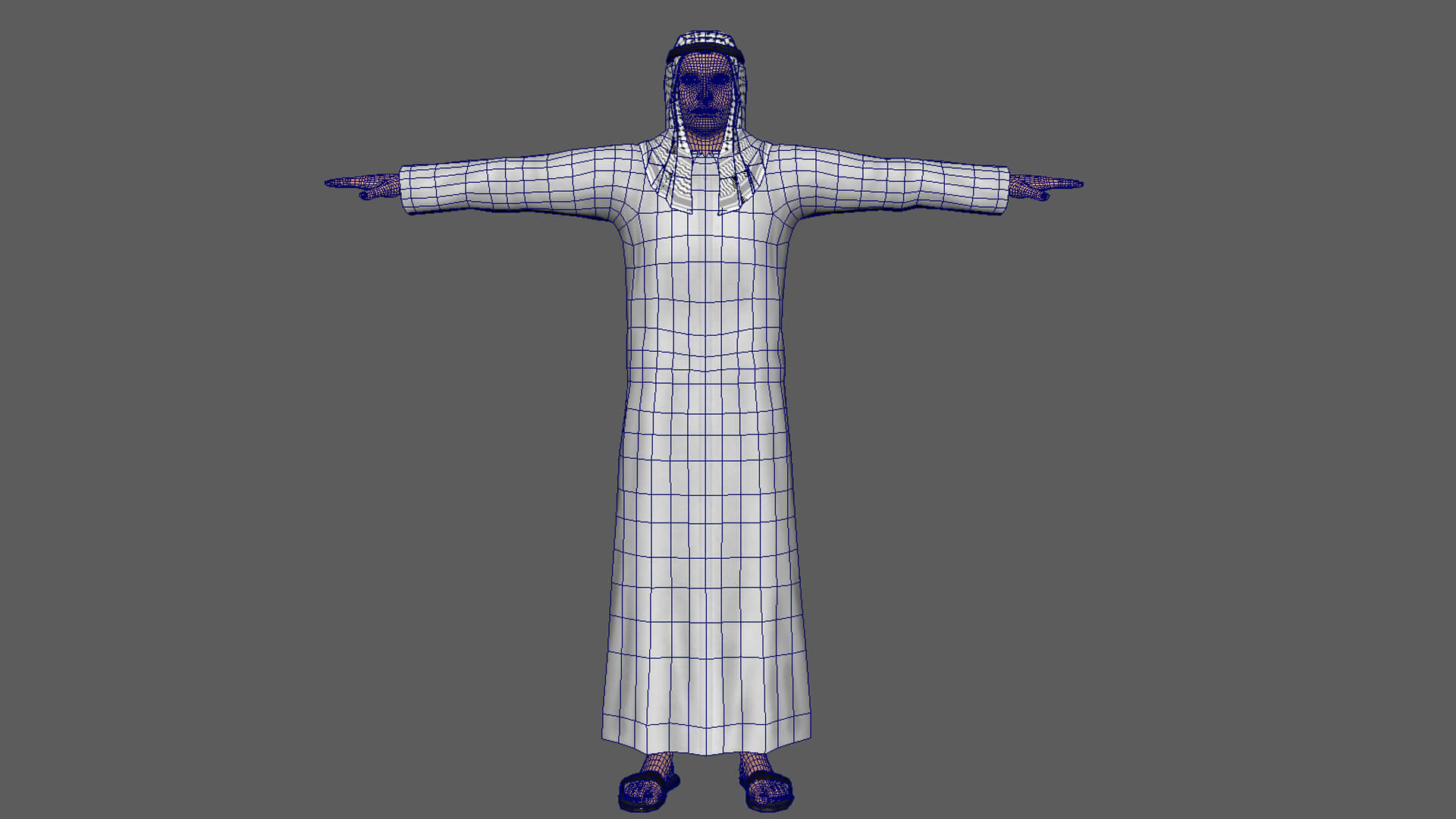 Arab Male - Saudi 3D Model by Trish