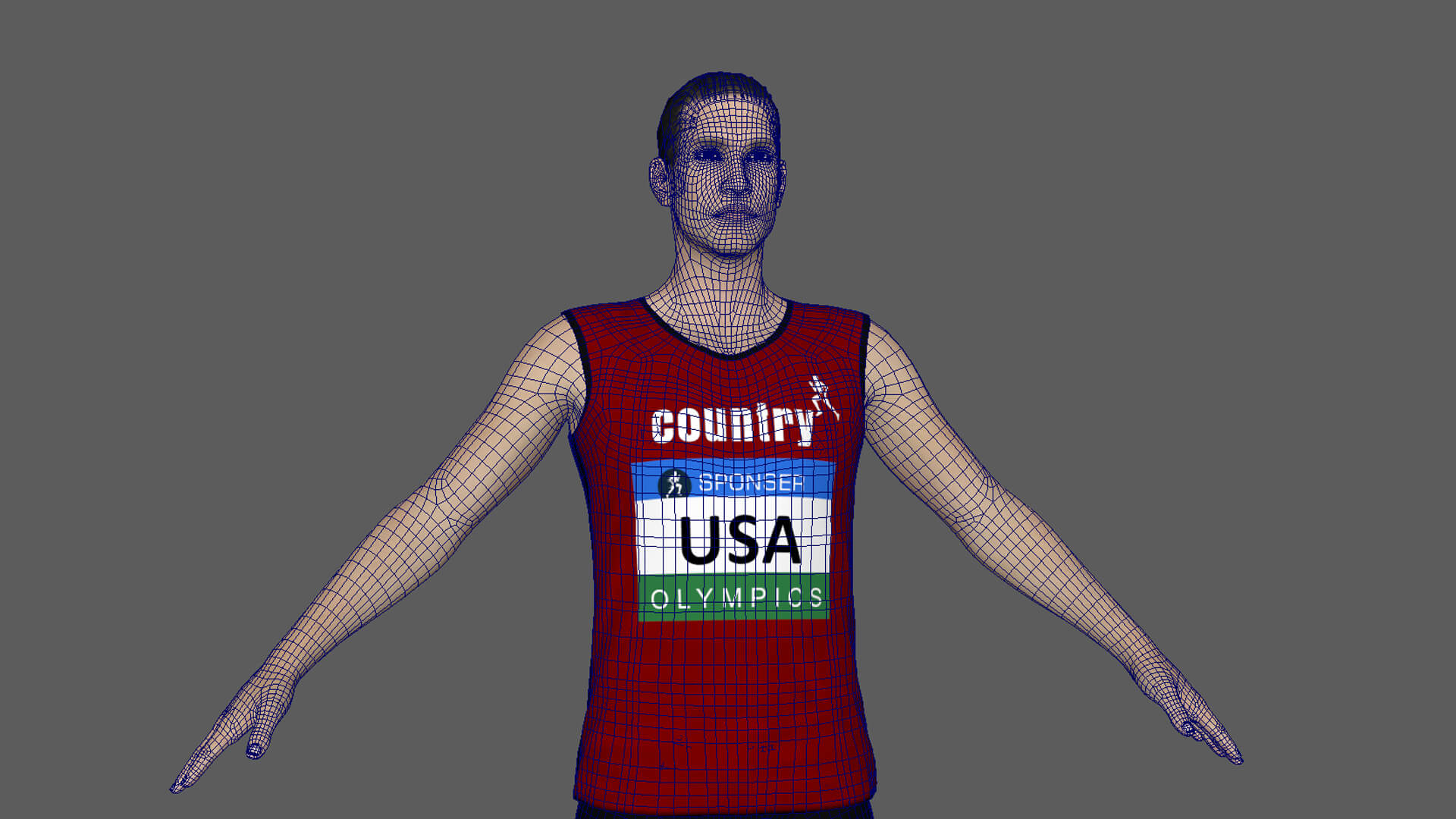 Athlete Runners 2 in 1 - 3D Model by Trish