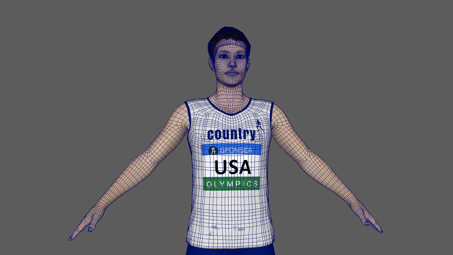 Athlete Runners 2 in 1 - 3D Model by Trish