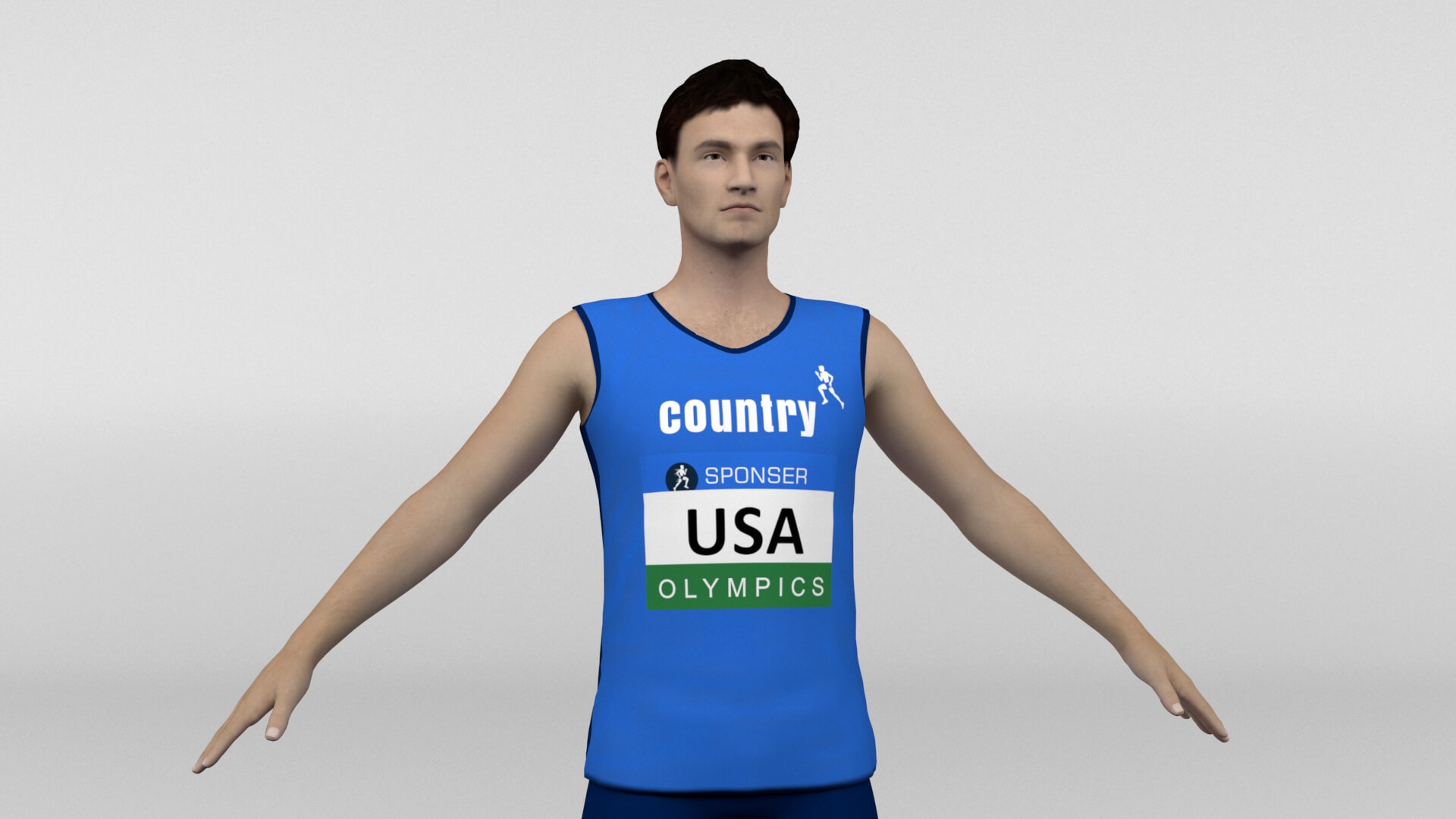 Athlete Runners 2 in 1 - 3D Model by Trish