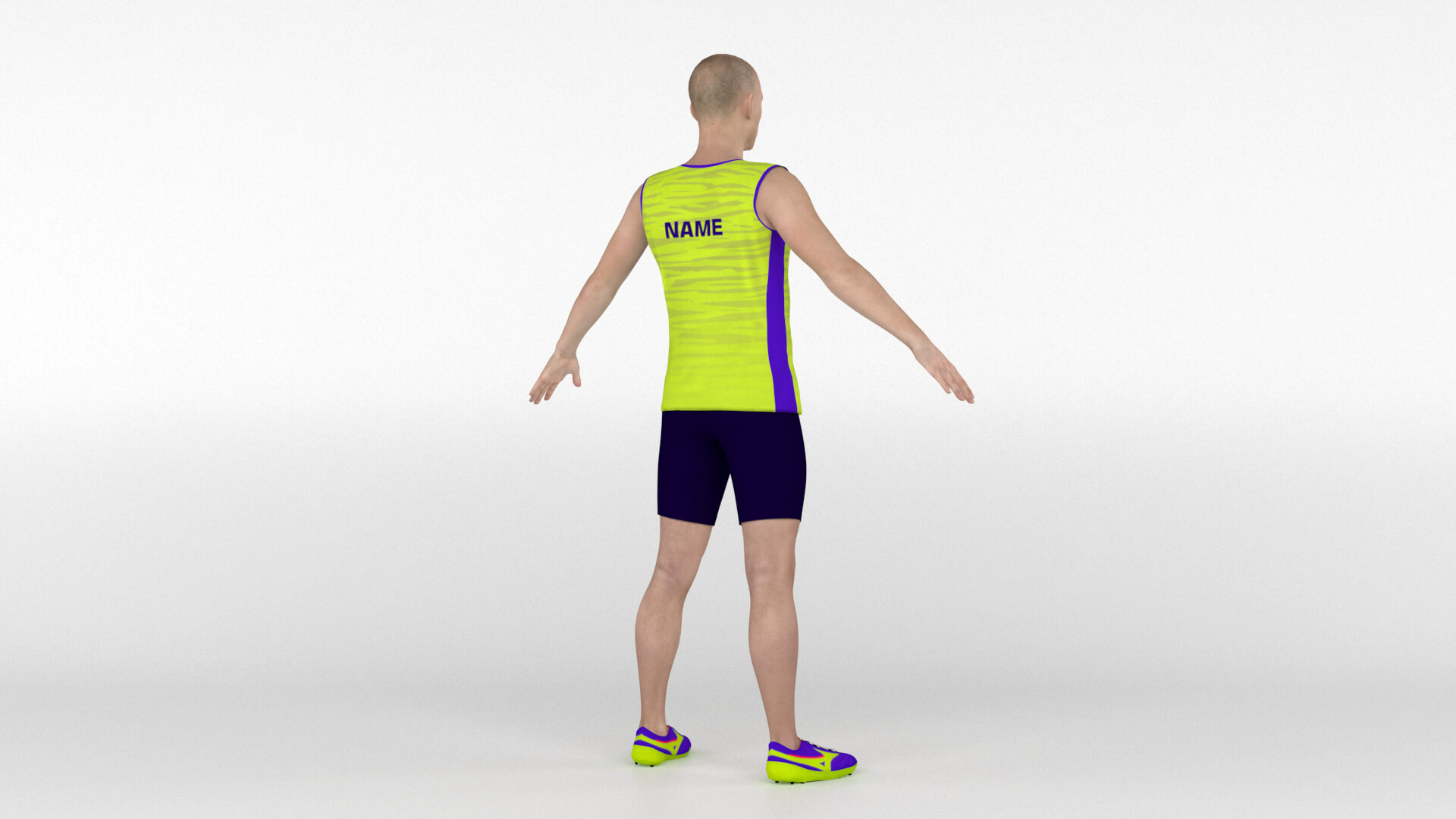 Athlete Runners 2 in 1 - 3D Model by Trish