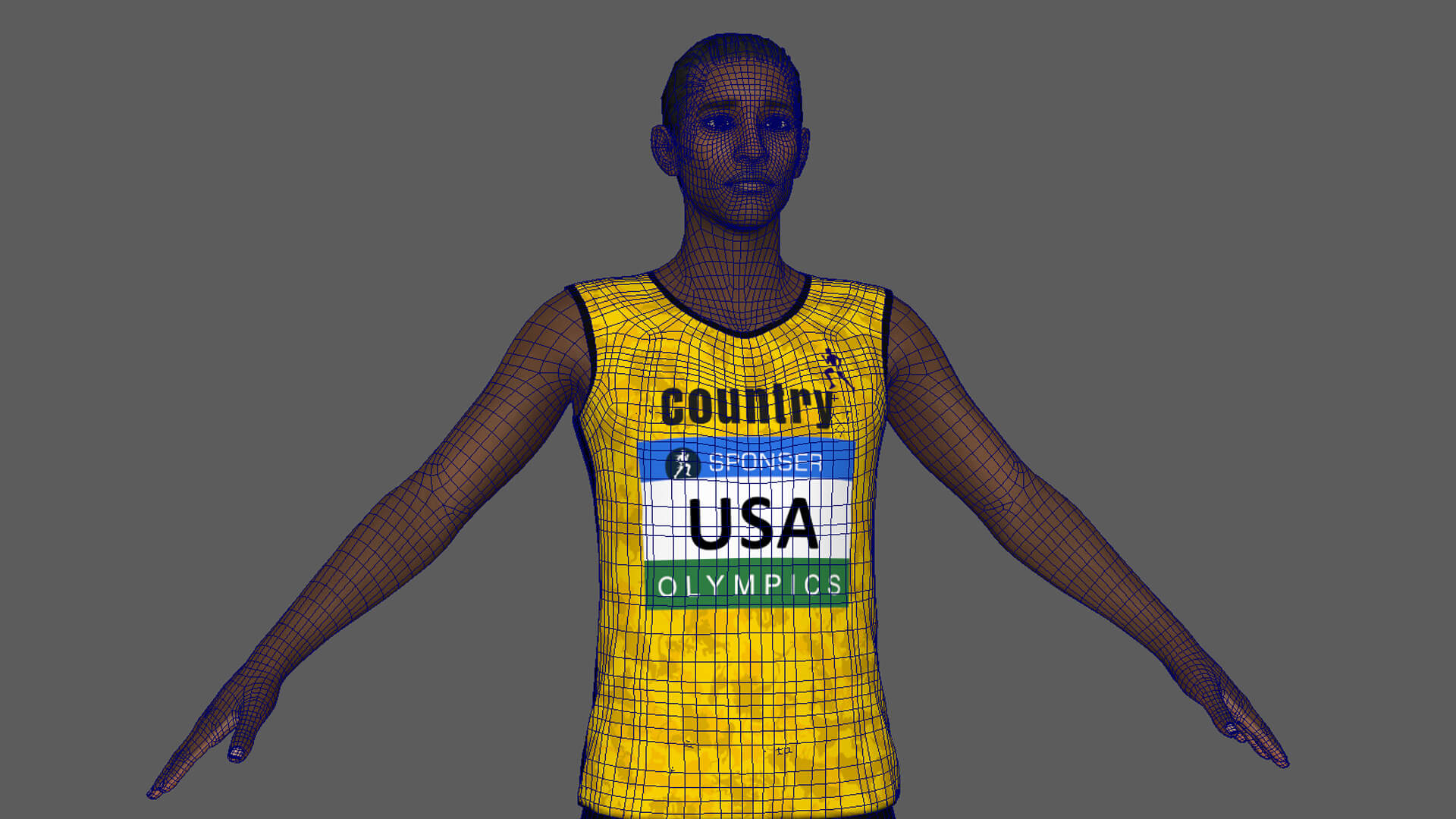 Athlete Runners 2 in 1 - 3D Model by Trish