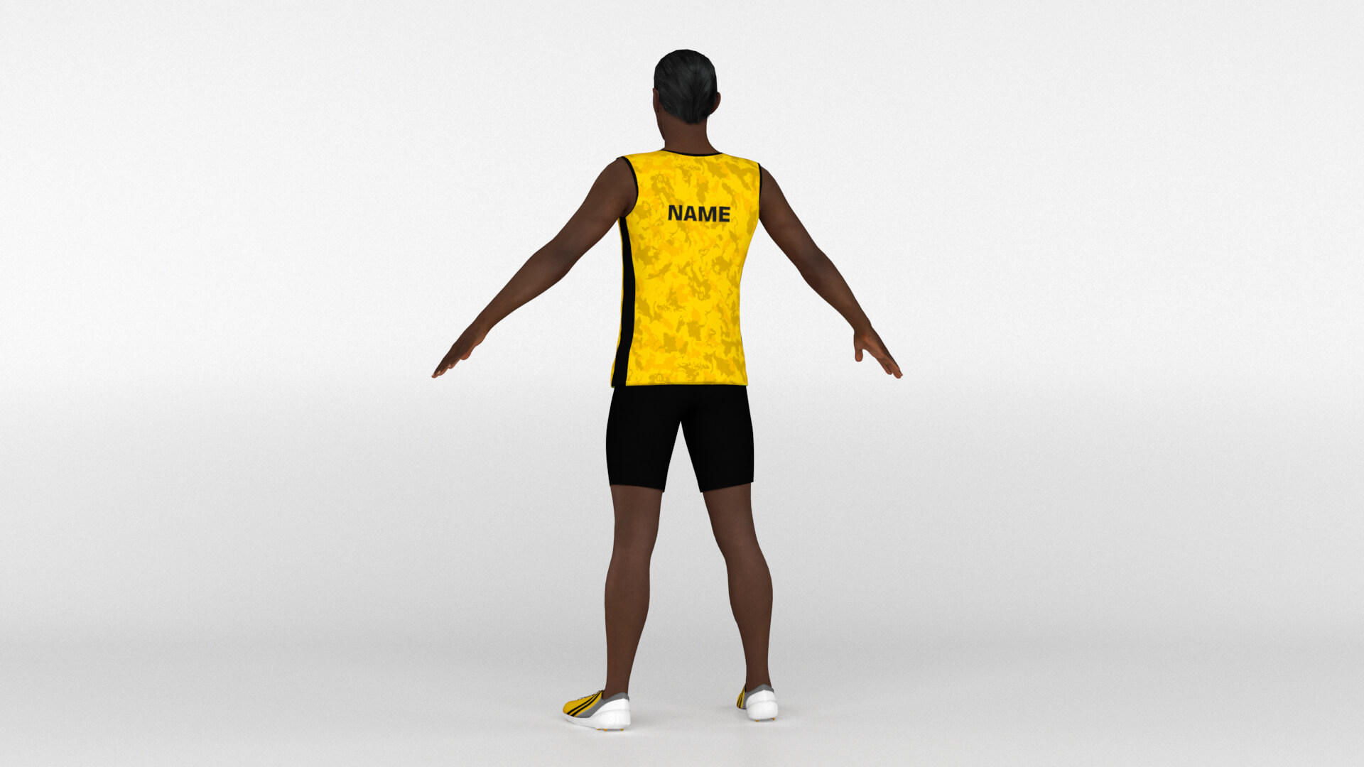 Athletic Runner - Track & Field 3D Model by Trish