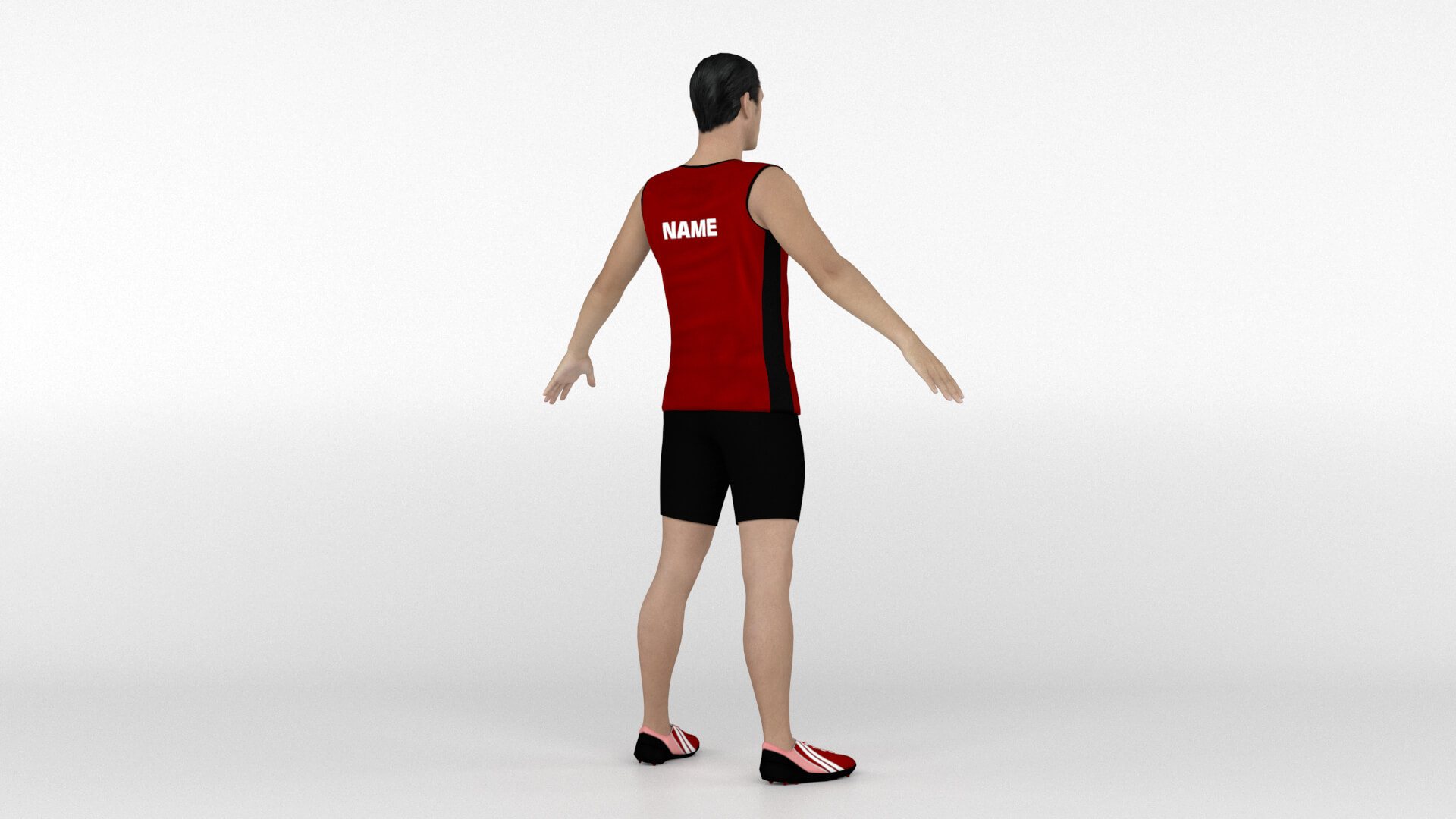 Athletic Runner - Track & Field 3D Model by Trish
