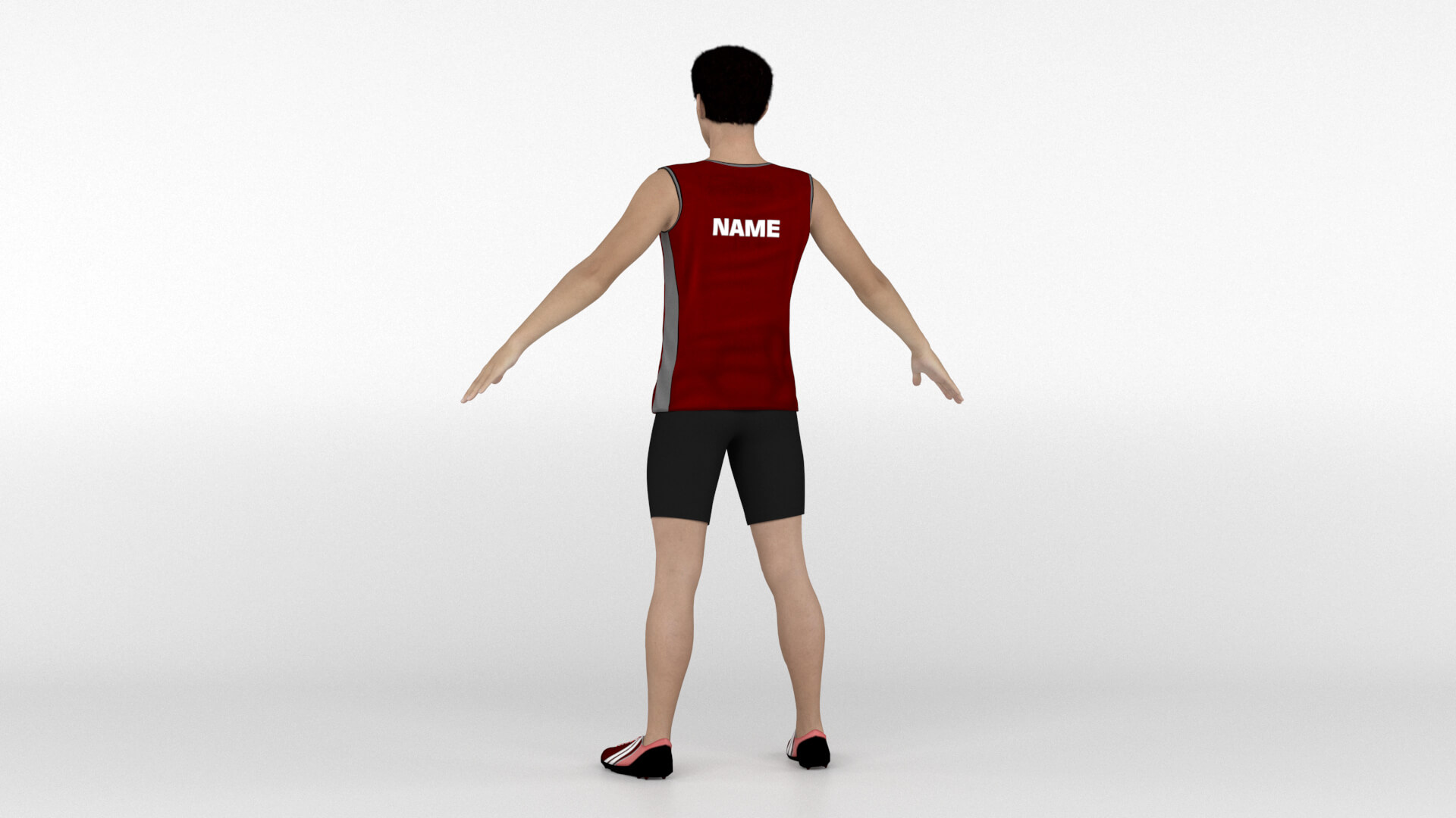 Athletic Runner - Track & Field 3D Model by Trish