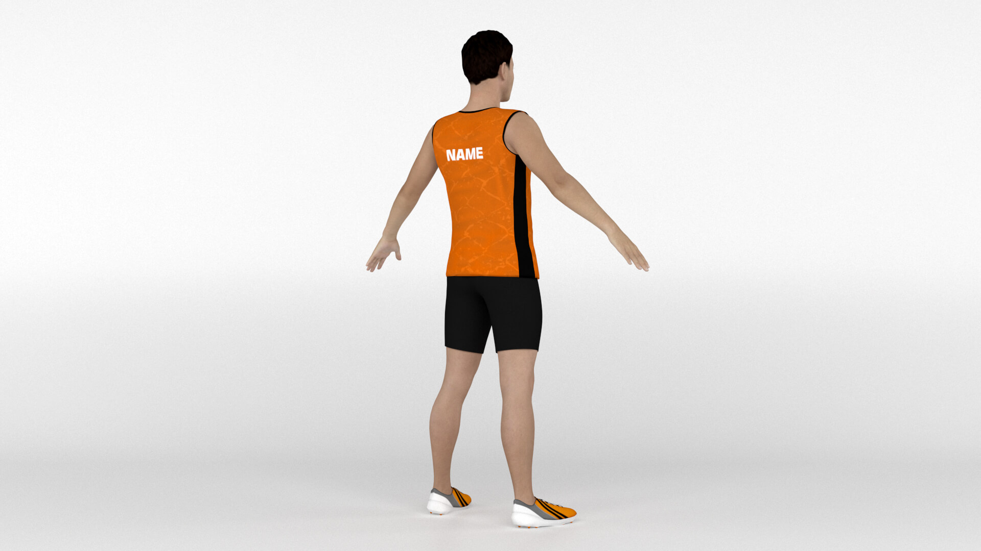 Athletic Runner - Track & Field 3D Model by Trish