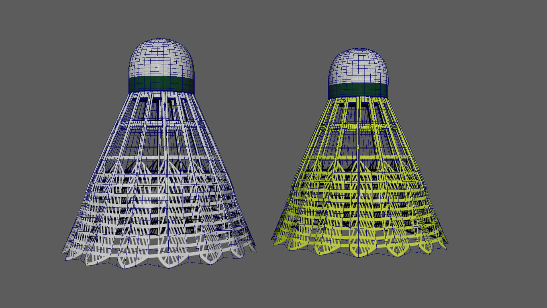 Badminton Shuttlecock - 3D Model by Trish