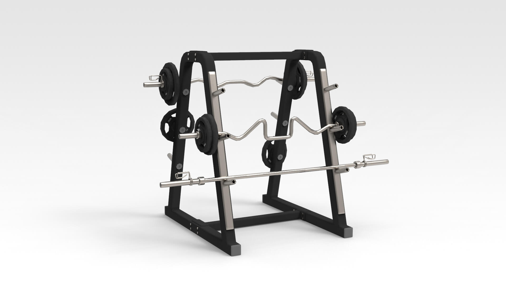Barbell Stand - Gym Equipment 3D Model by Trish